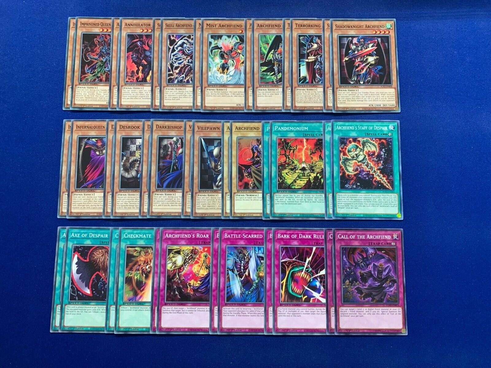 Yugioh karte Archfiend deck