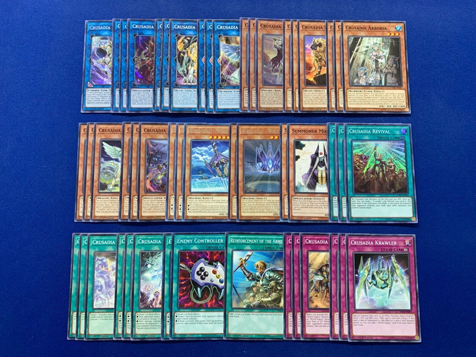 Yugioh karte Crusadia - World Legacy Deck