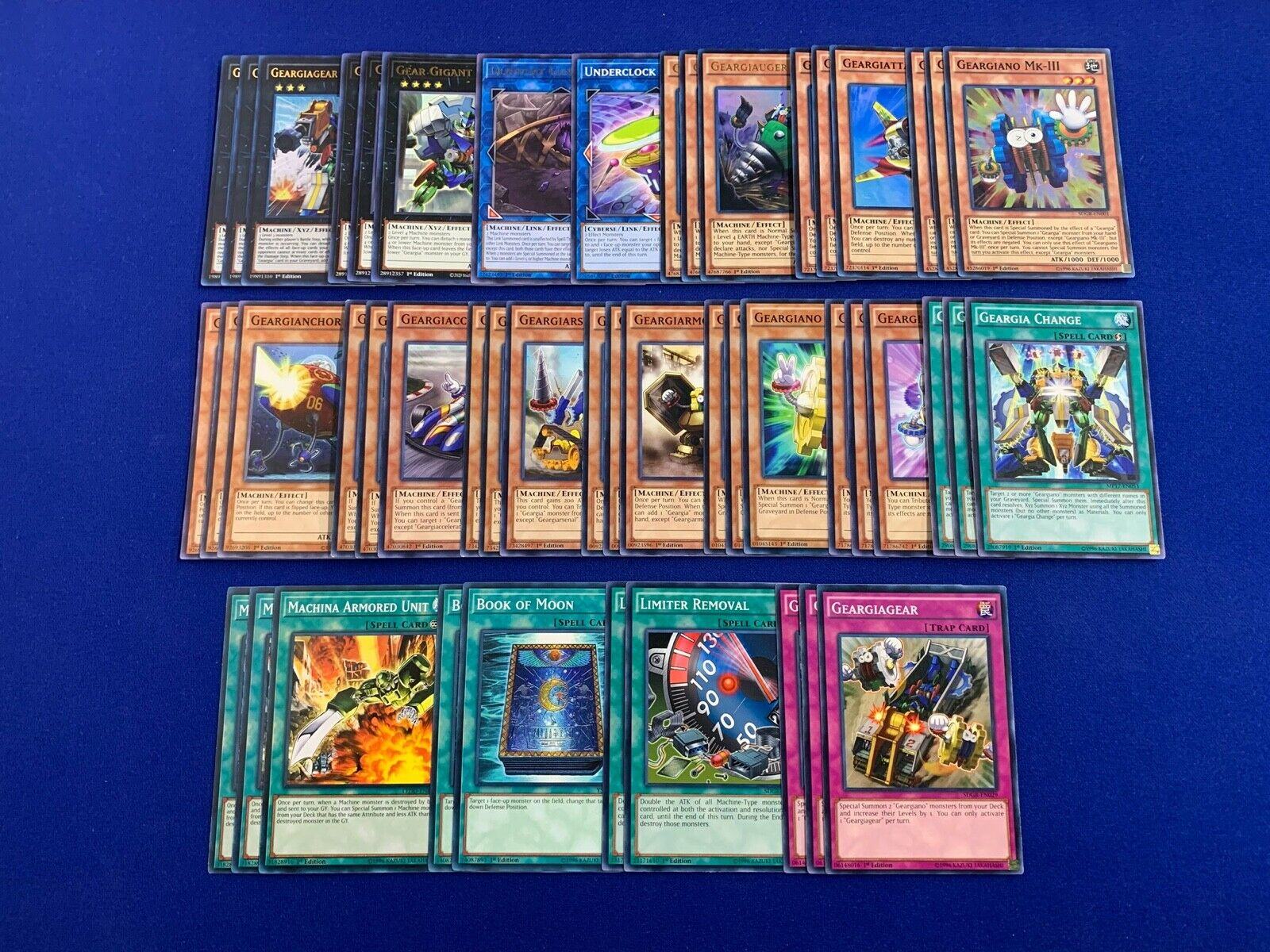 Yugioh karte Geargia deck