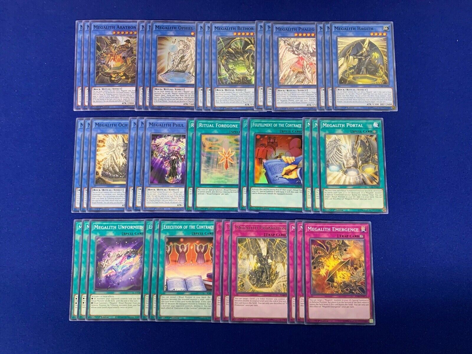 Yugioh karte Megalith deck