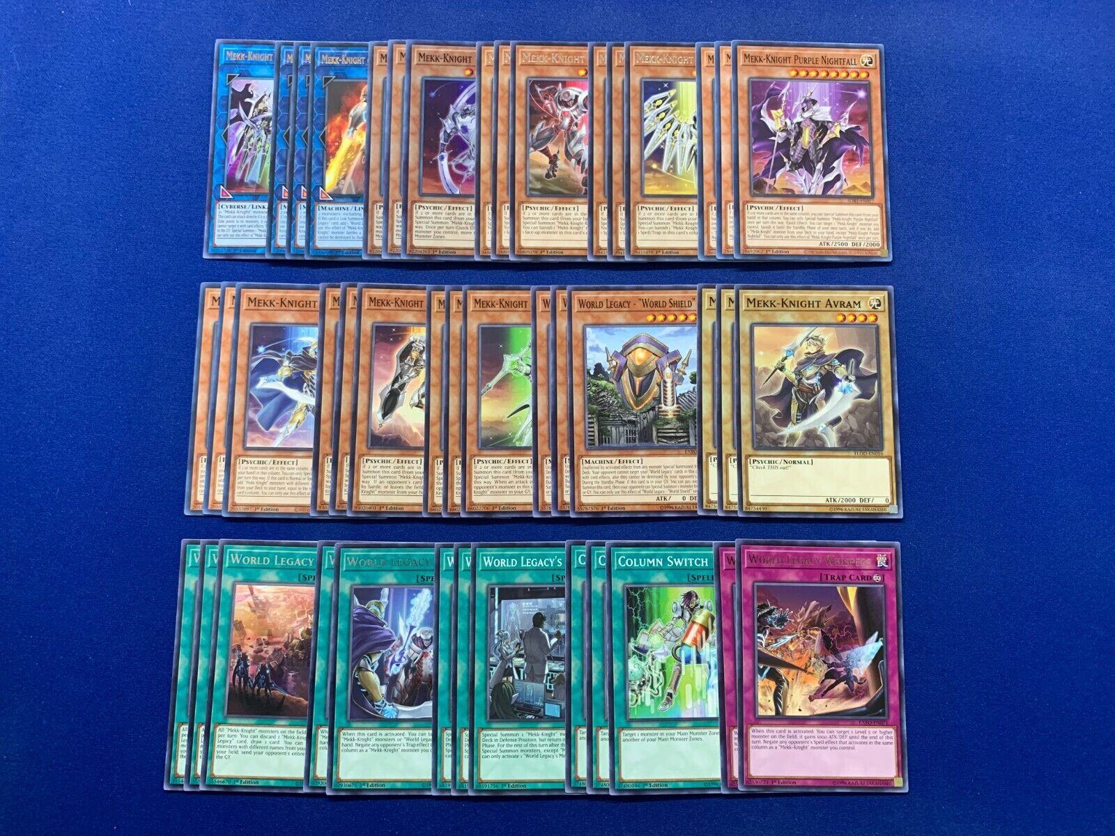 Yugioh karte Mekk-Knight - World Legacy Deck