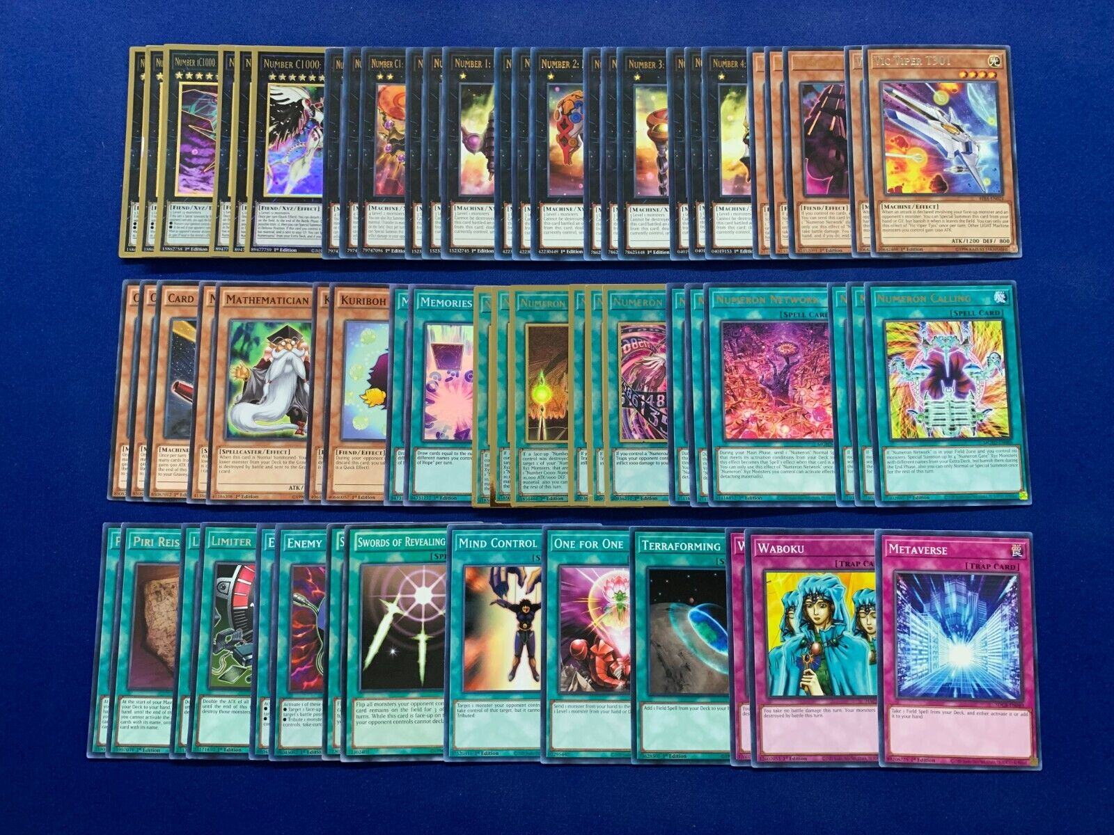 Yugioh karte Numeron Deck