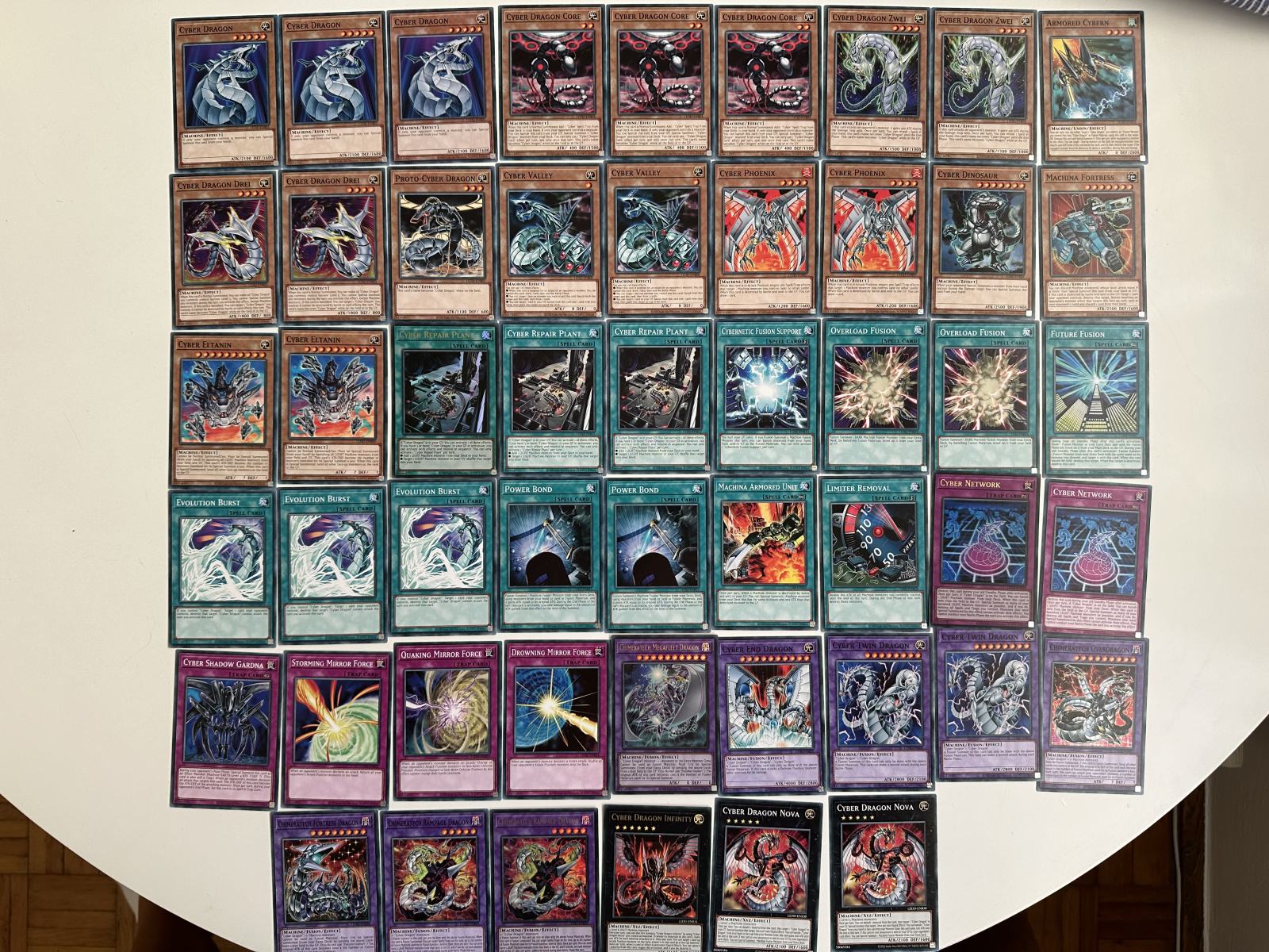 Yugioh karte Zane-Cyber Dragon Deck 3