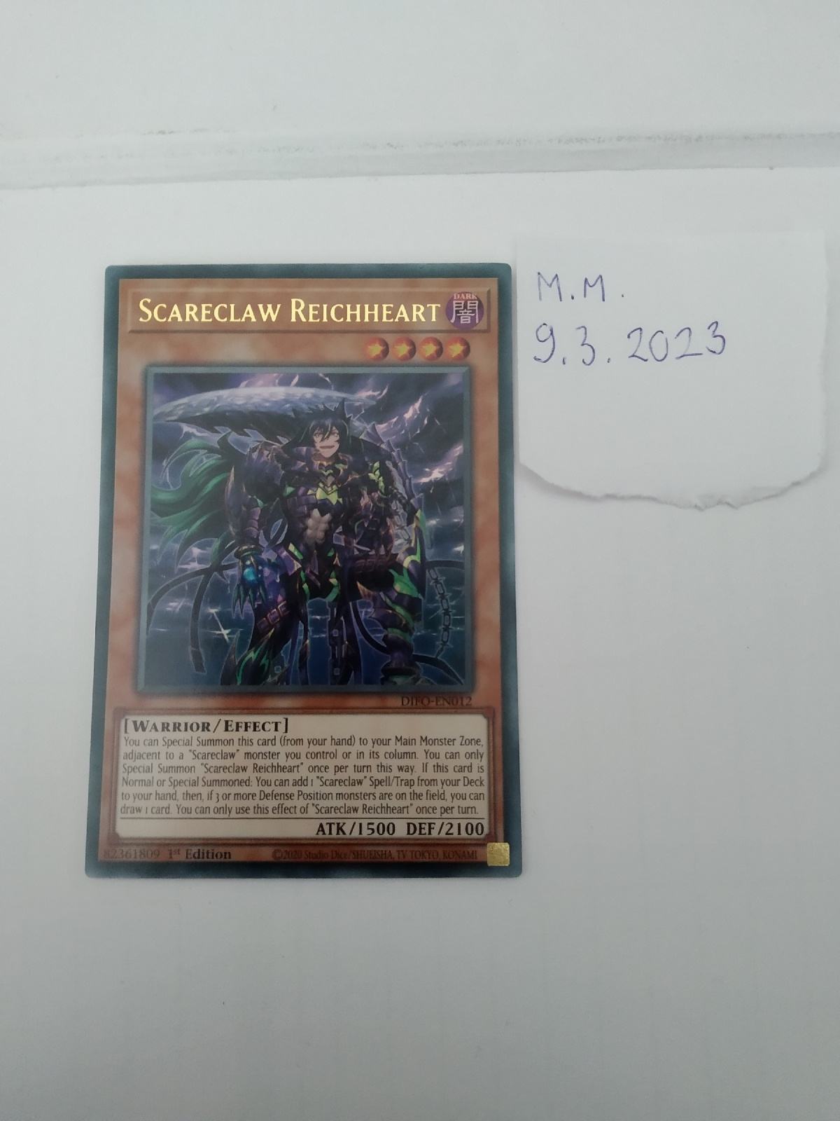 Yugioh Scareclaw Reichheart
