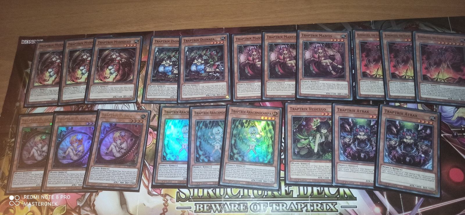 YuGiOh Traptrix full deck(main deck+extra deck)