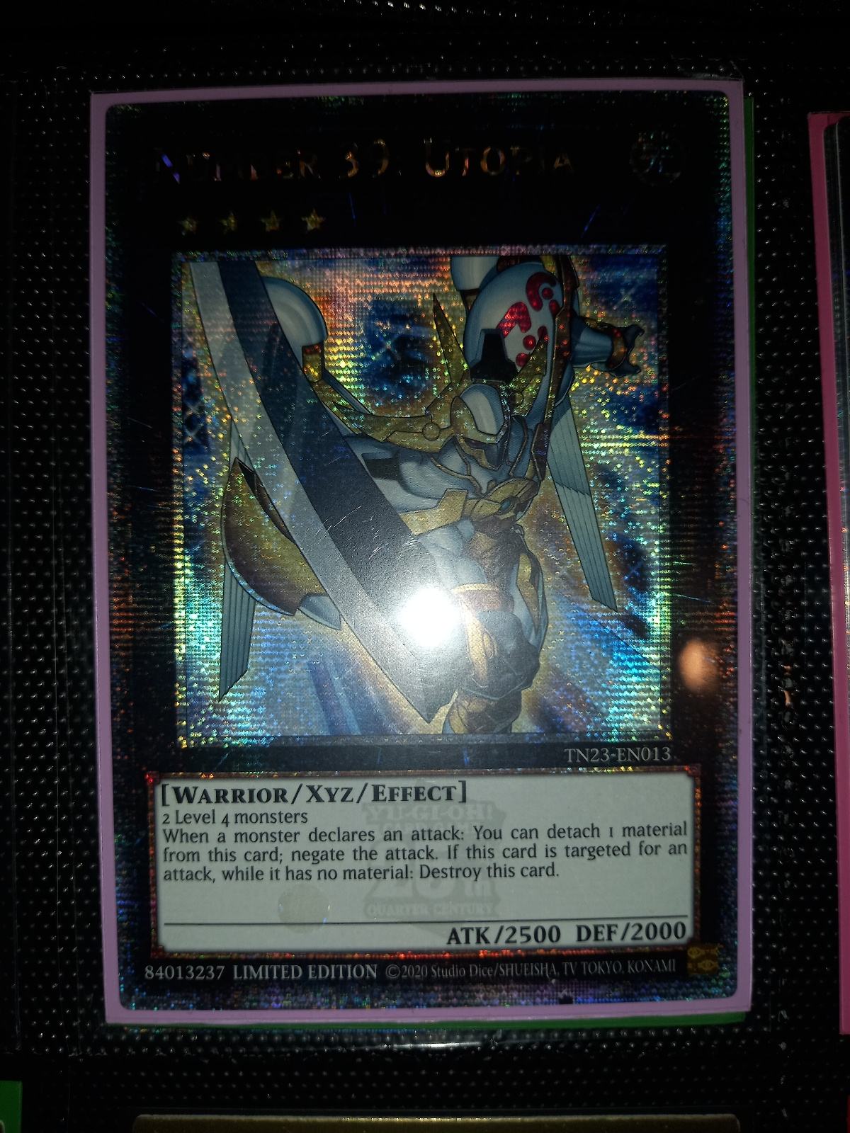 yugioh utopia quarter century rare