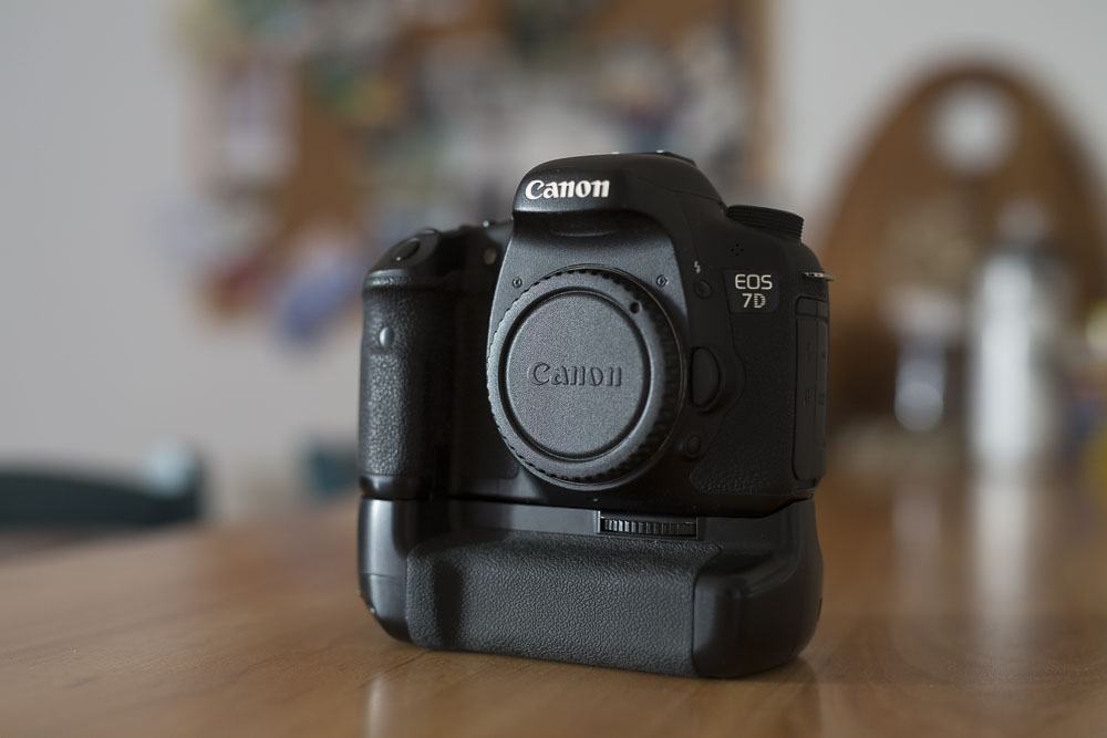 Canon 7D + battery grip
