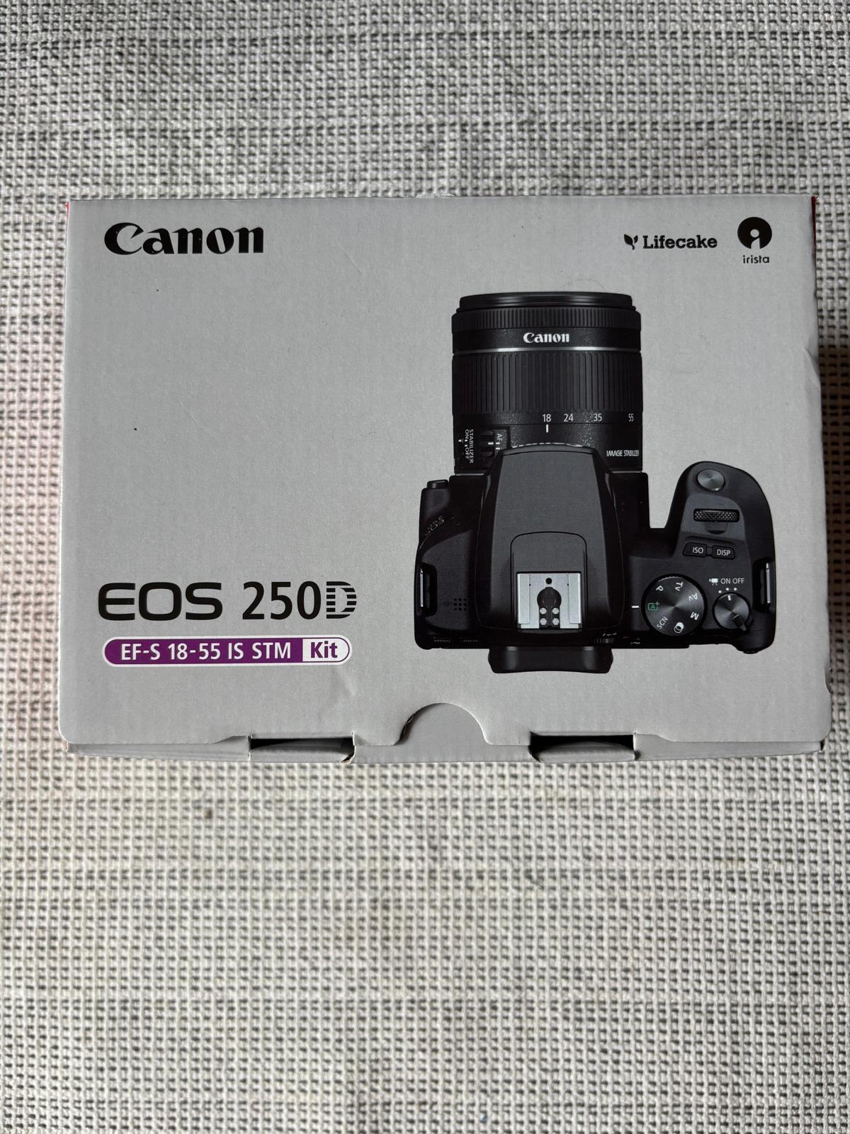 Canon EOS 250D + 18-55mm IS STM | 24MP APS-C | 4K Video | Wi-Fi | Dual