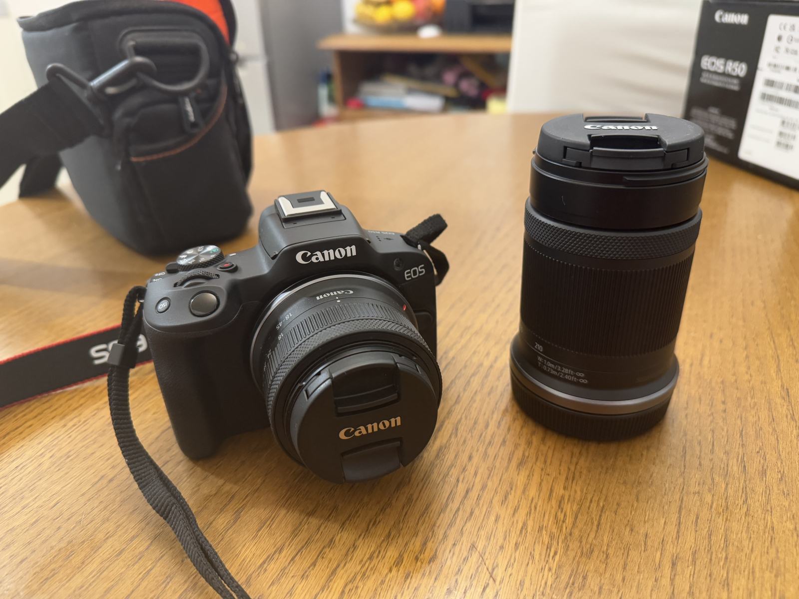 Canon EOS R50 + RF-S 18-45+ RF-S 55-210mm F5-7.1 IS STM Black