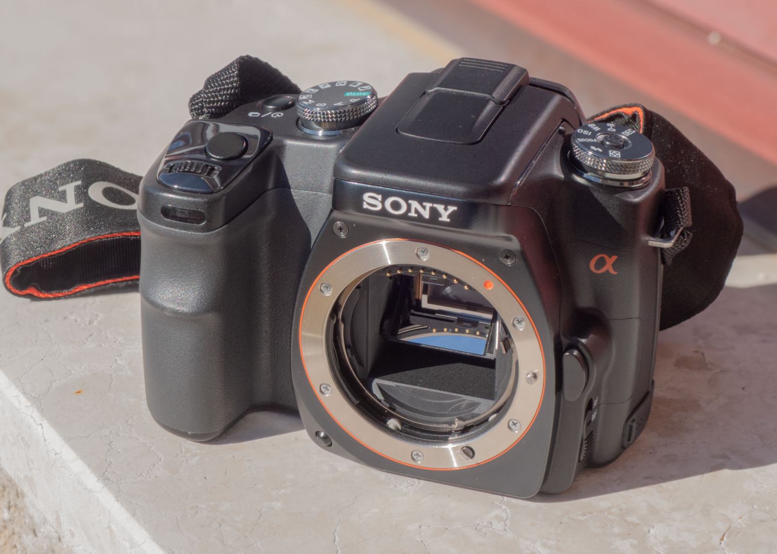 Sony a100 s opremom