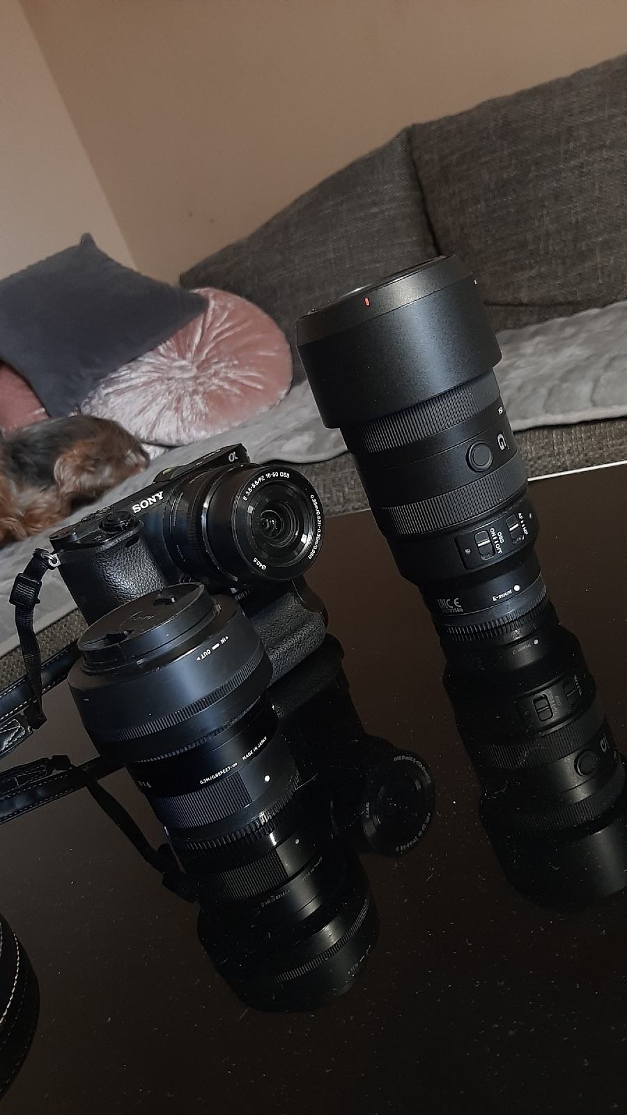 sony a6000 + kit + battery grip