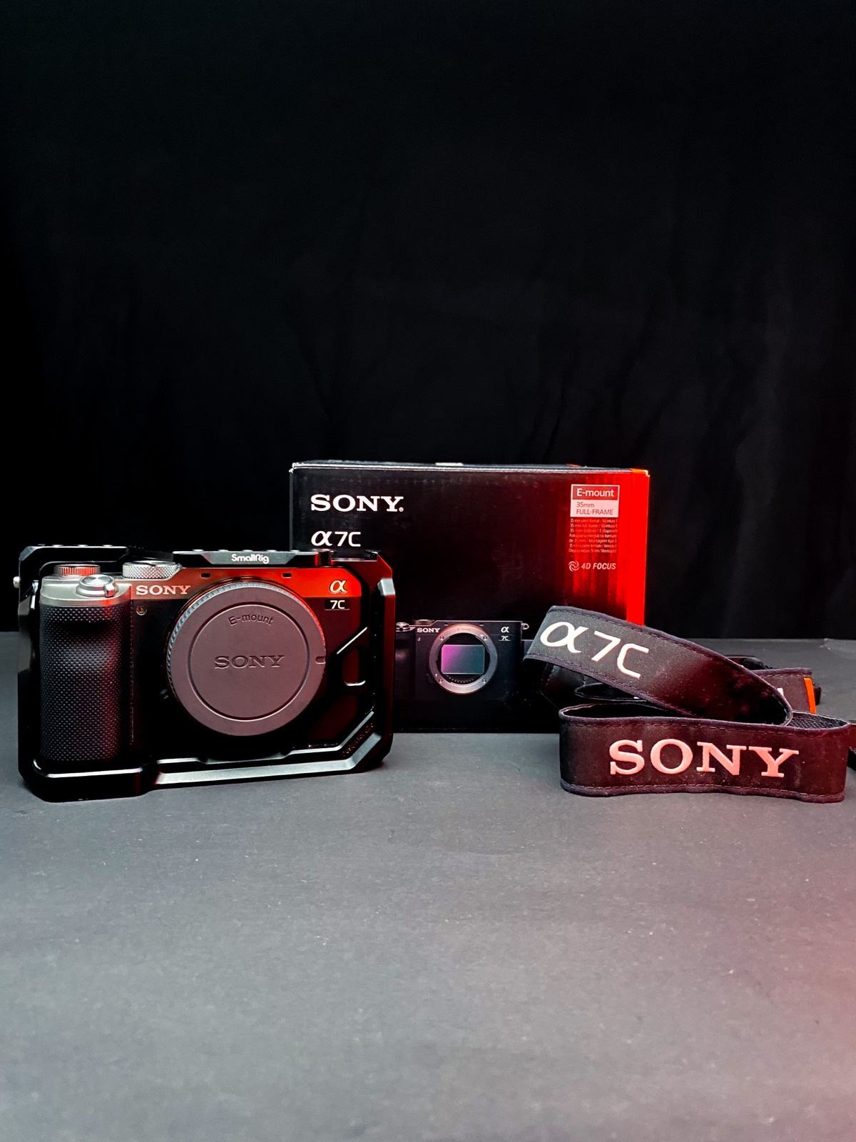 SONY A7C full frame kamera + smallrig cage