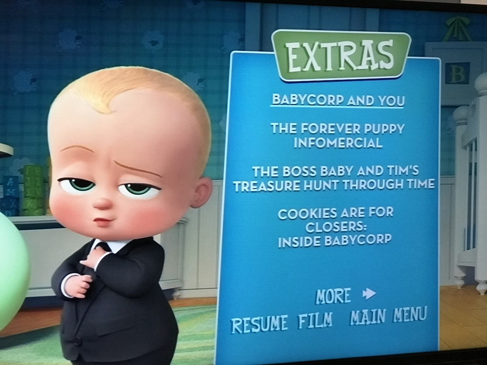 42.DreamWorks klasik iz 2017.na DVD-u: Mali šef =The Boss Baby +dodaci