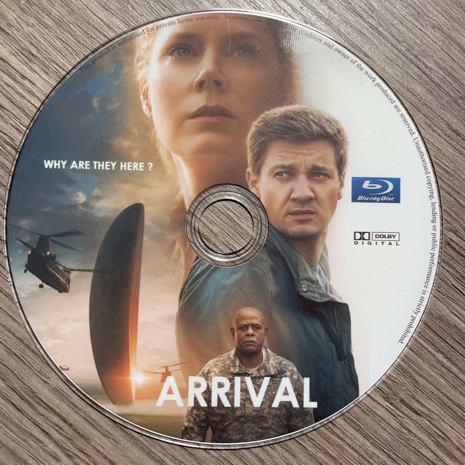 Amy Adams Forest Whitaker Blu-Ray Dolazak = Arrival (2016.)