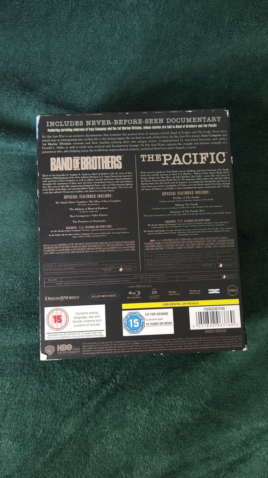 Band of Brothers - The Pacific Blue - Ray