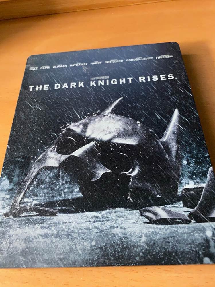 Batman the Dark Knight rises SteelBook blu ray