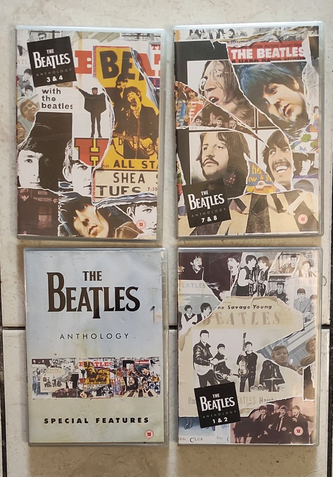 BEATLES lot 4 DVDa