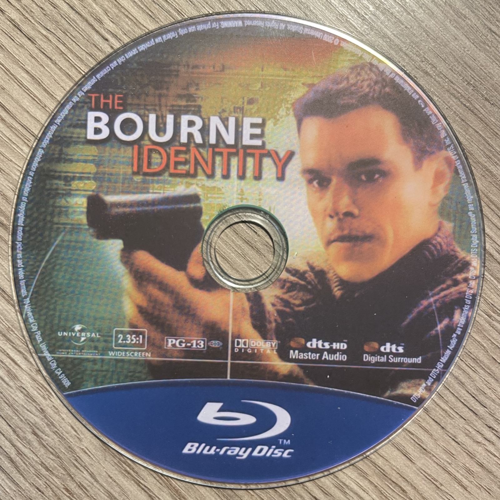 Blu-Ray Bourneov identitet = Bourne Identity (2002.) Matt Damon