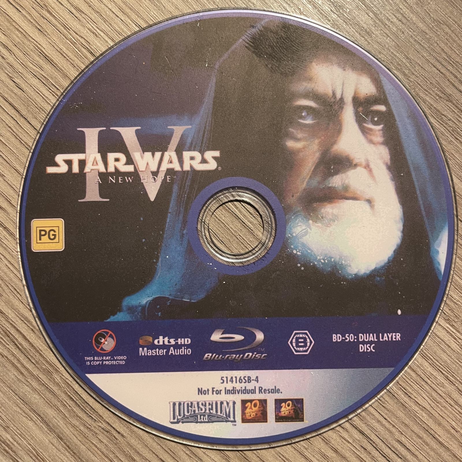 Blu-Ray Star Wars: Episode IV - A New Hope