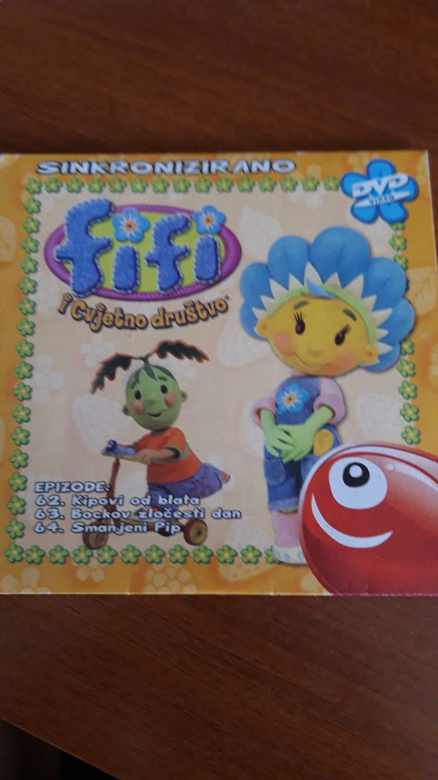 Crtić Fifi i cvjetno društvo, 3 eura, dvd