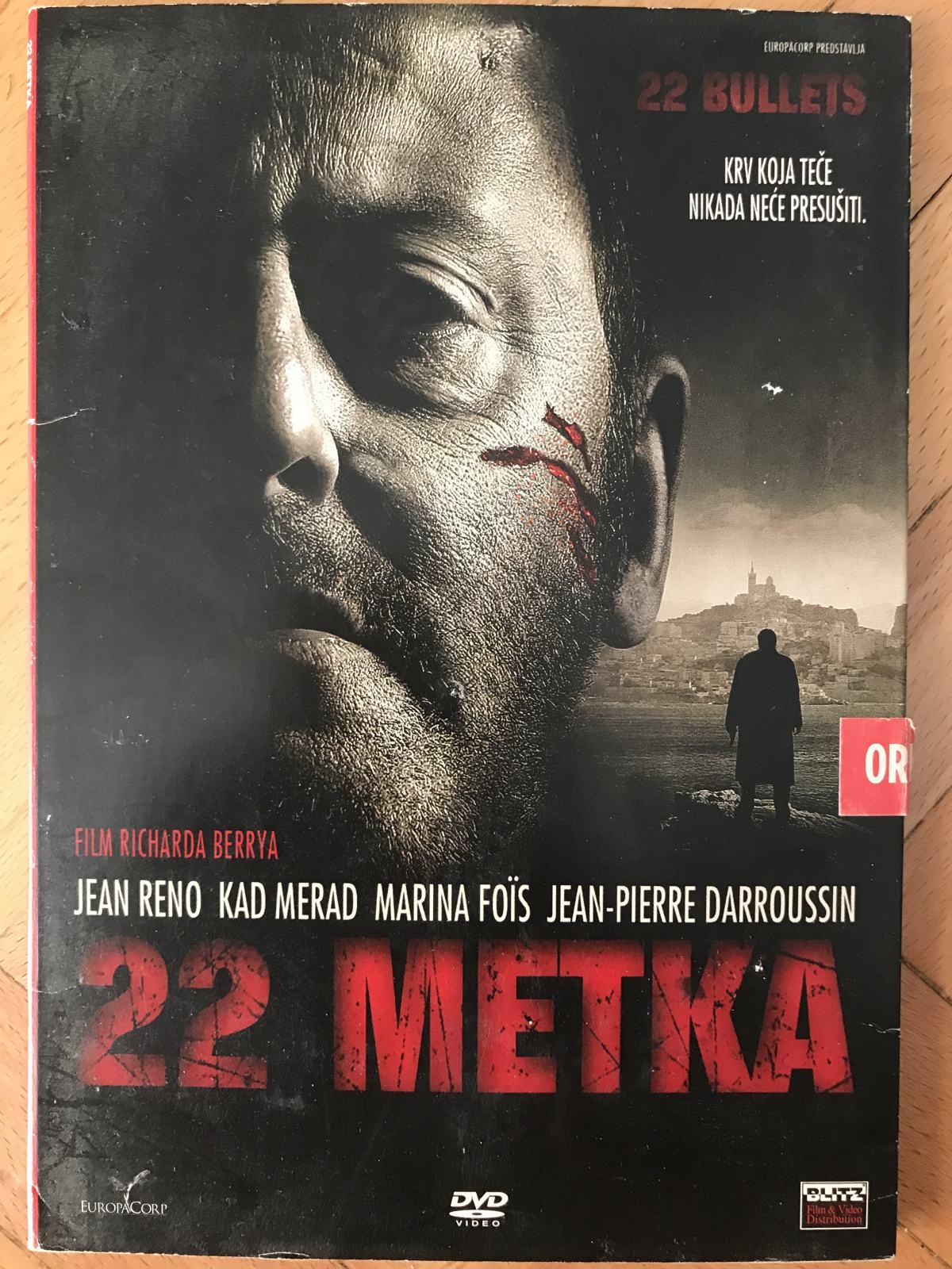 novi i neraspakirani DVD 22 metka = 22 Bullets (2010.) Jean Reno