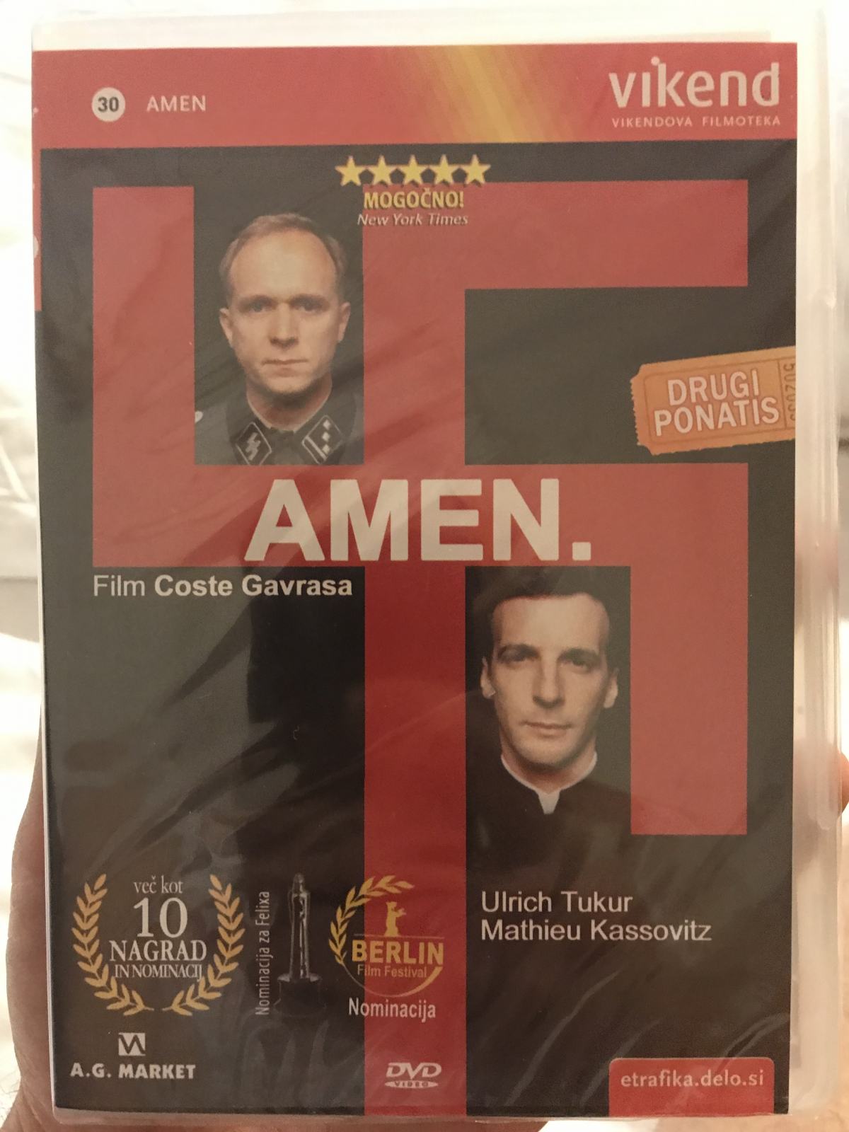 DVD / Amen (2002.) / 40,08 kn / Pula