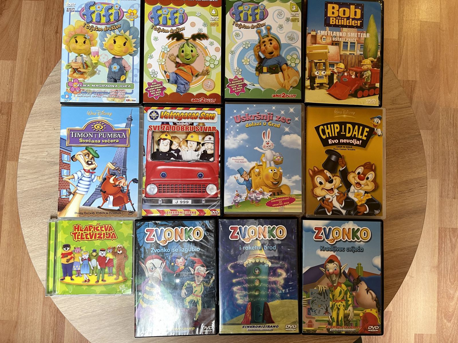 DVD animirani /crtani filmovi - LOT 22 kom (Zvonko, Fifi...)