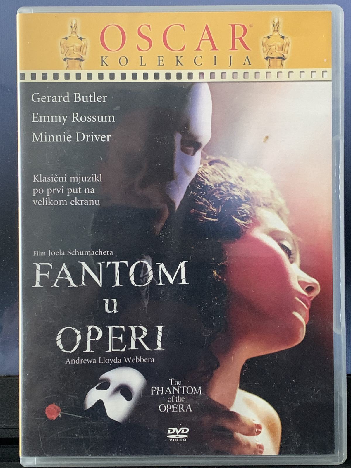 DVD Fantom u operi = THE PHANTOM OF THE OPERA / 143 min iz 2004.
