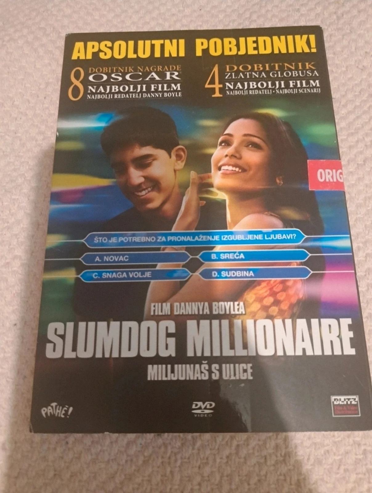 Dvd film Milijunaš s ulice