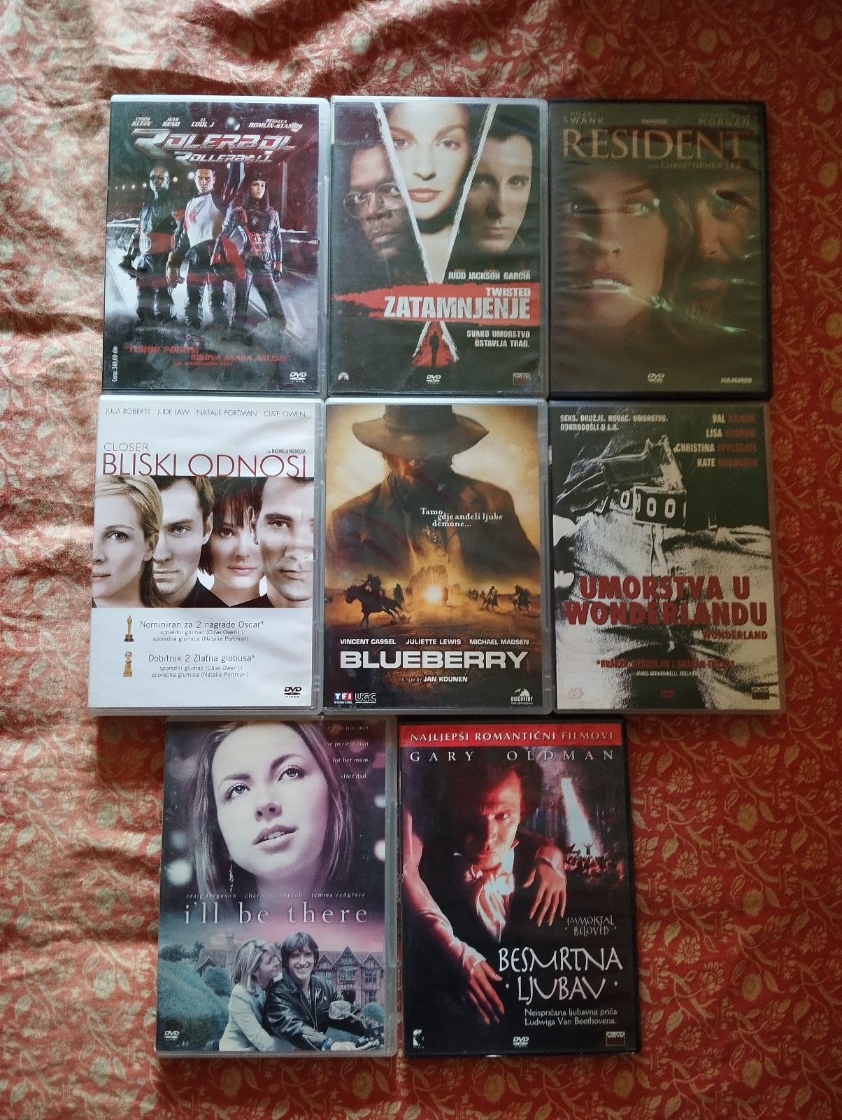 Dvd filmovi, 2 - 3 eura komad.