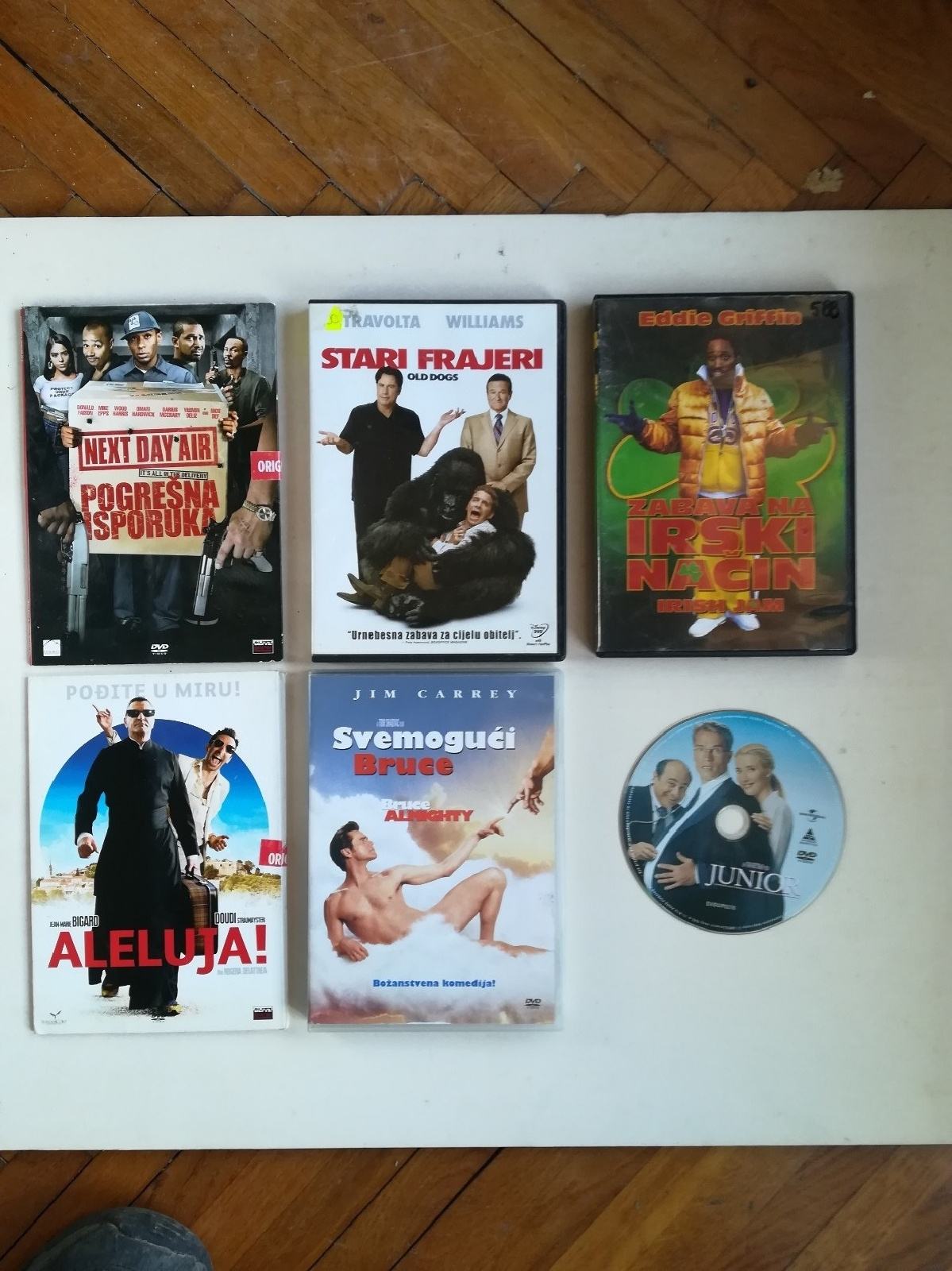 Dvd filmovi komedija, sve zajedno košta 20eura