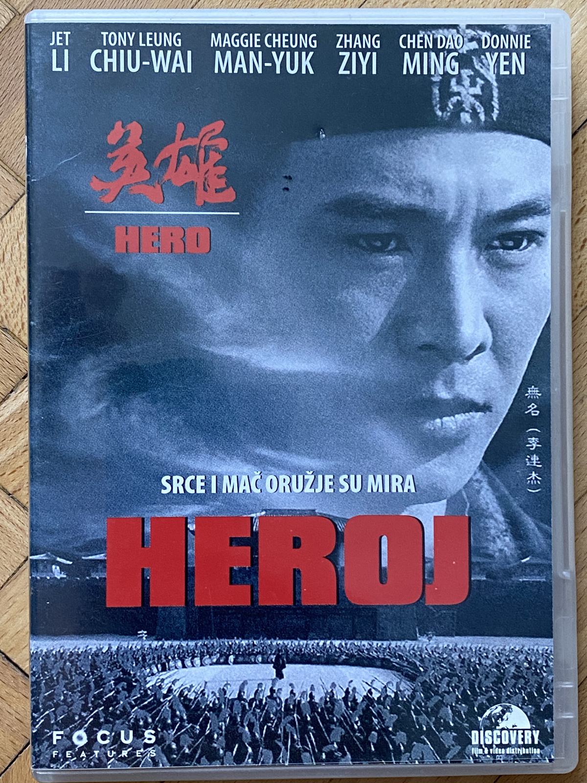 Jet Li 2xDVD-a Heroj = Hero (2002.)o stvaranju jedinstvene kineske drž