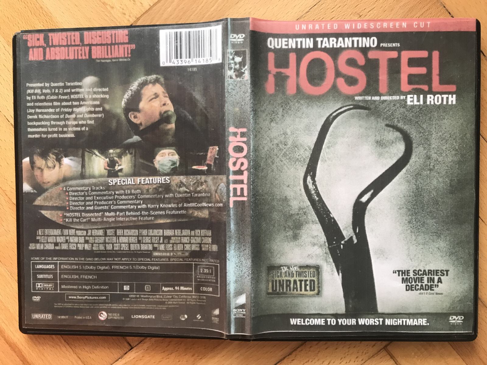 DVD Hostel (2005.) Quentin Tarantino / horror / režirao Eli Roth