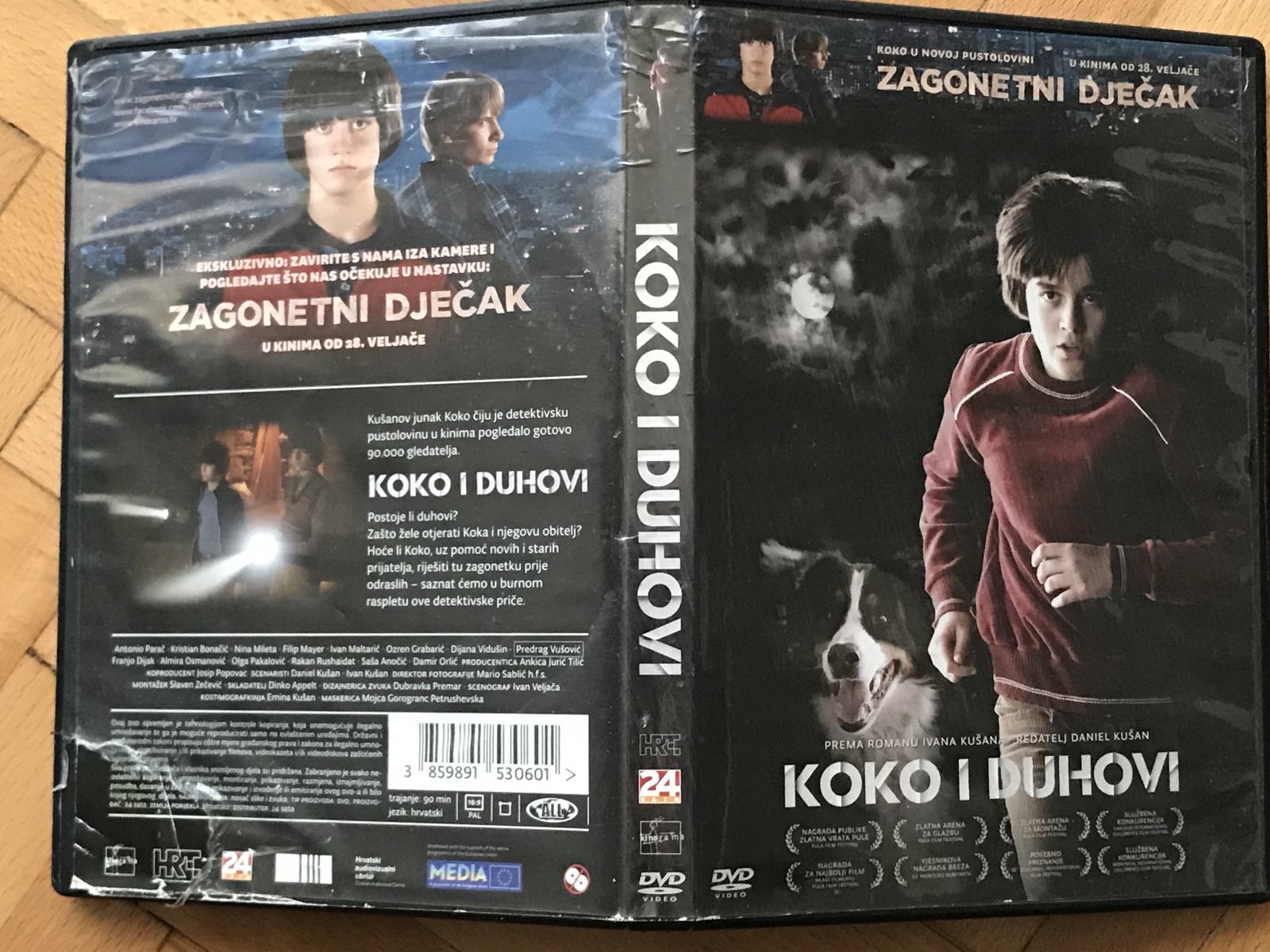DVD Koko i duhovi (2011.) +dodatak: snimanje Zagonetni dječak