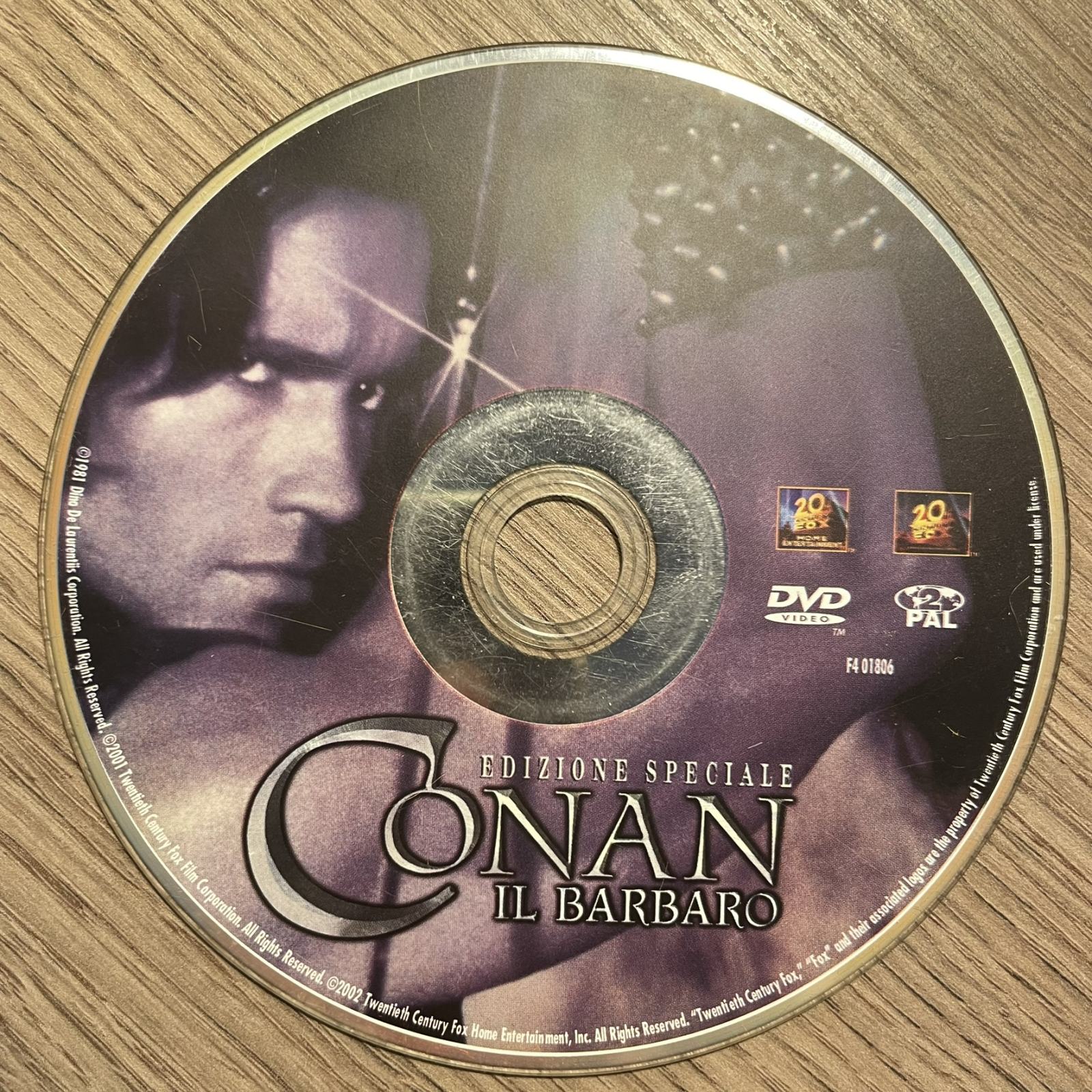 DVD Konan Barbarin = CONAN THE BARBARIAN (1982.) Arnold Schwarzenegger
