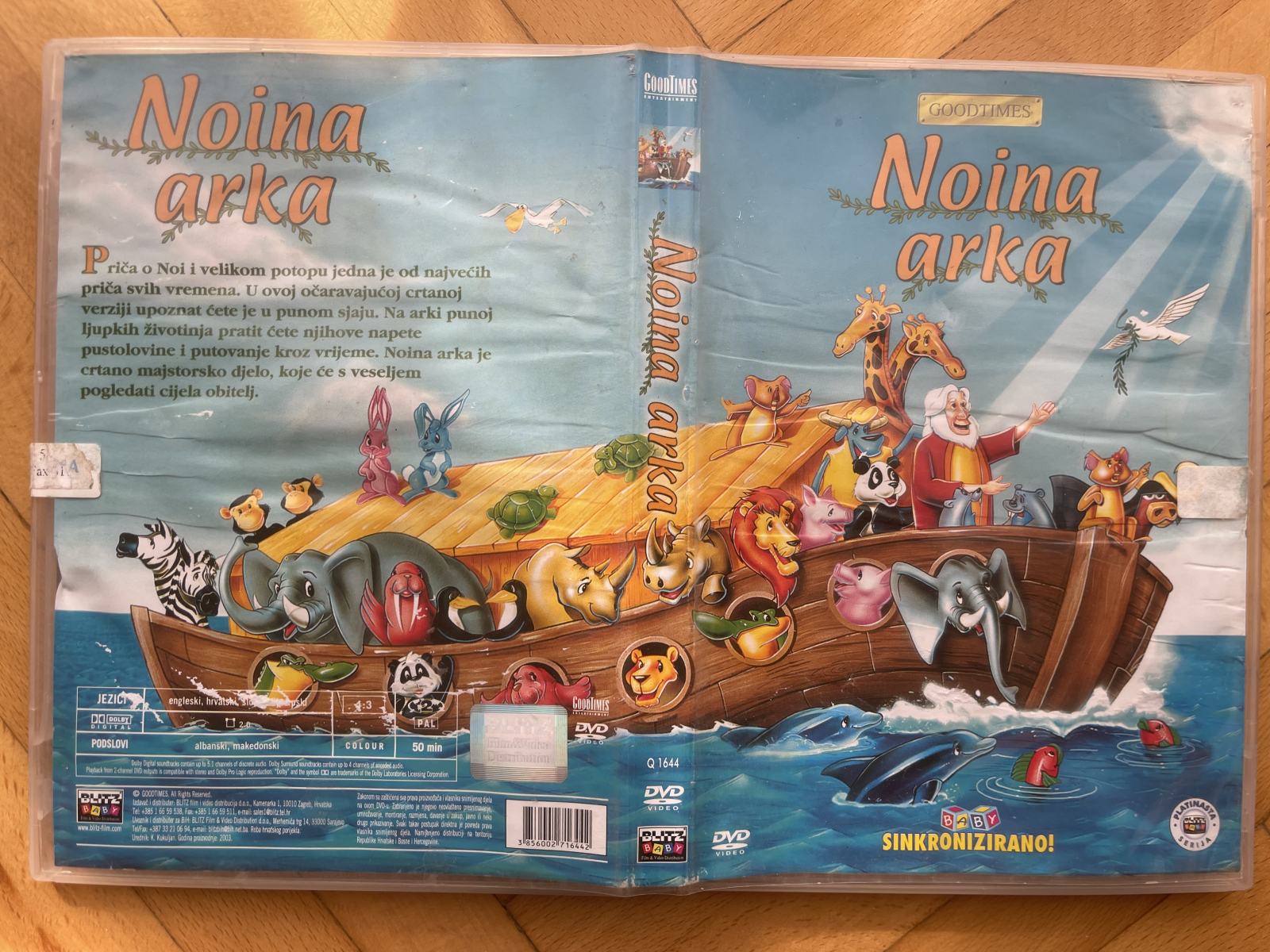 GoodTimes DVD Noina Arka = Noah s Ark (1995.)anim.verzija biblijske p.