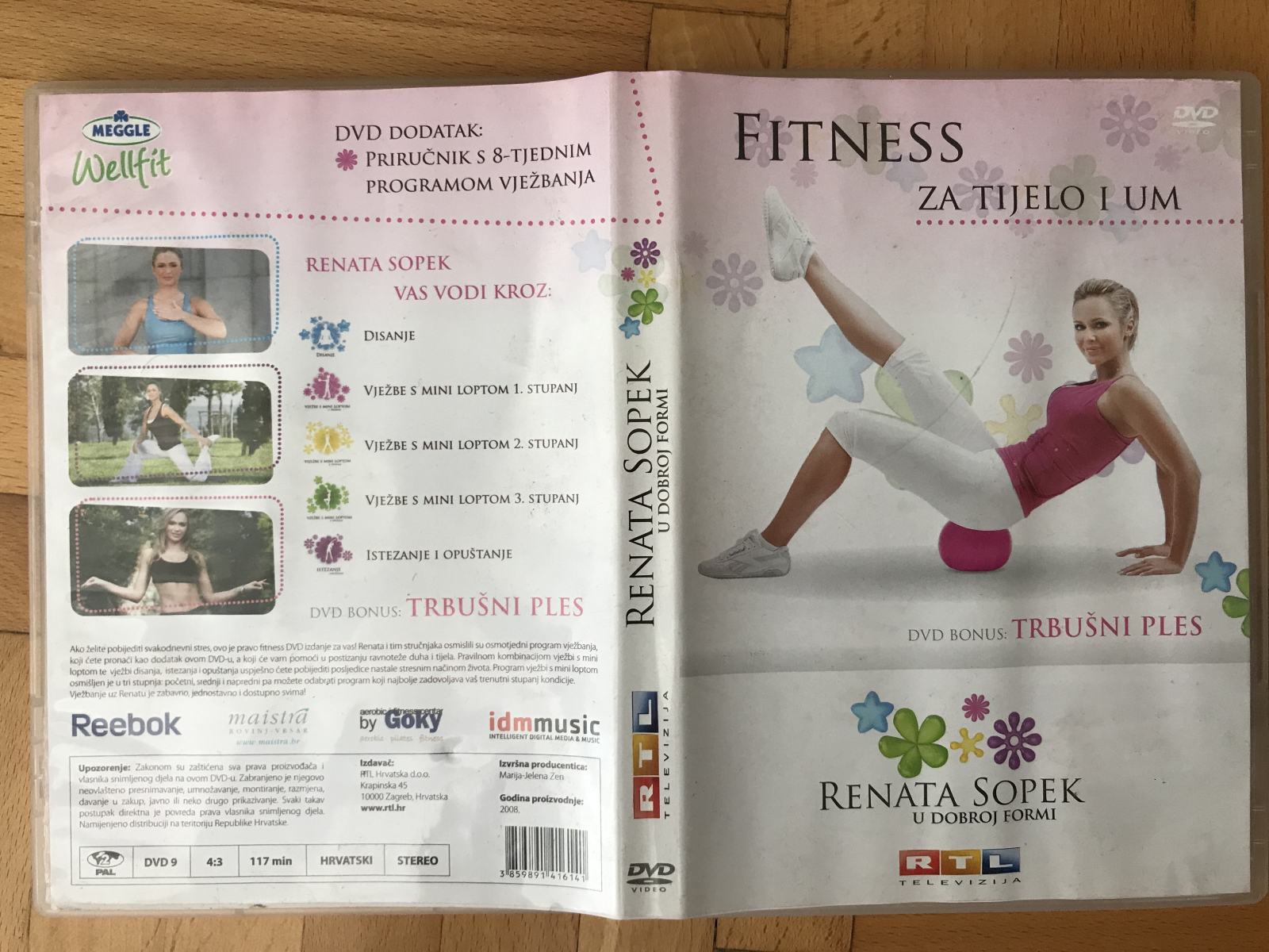 DVD Renata Sopek - U dobroj formi Fitness za tijelo i um +trbušni ples
