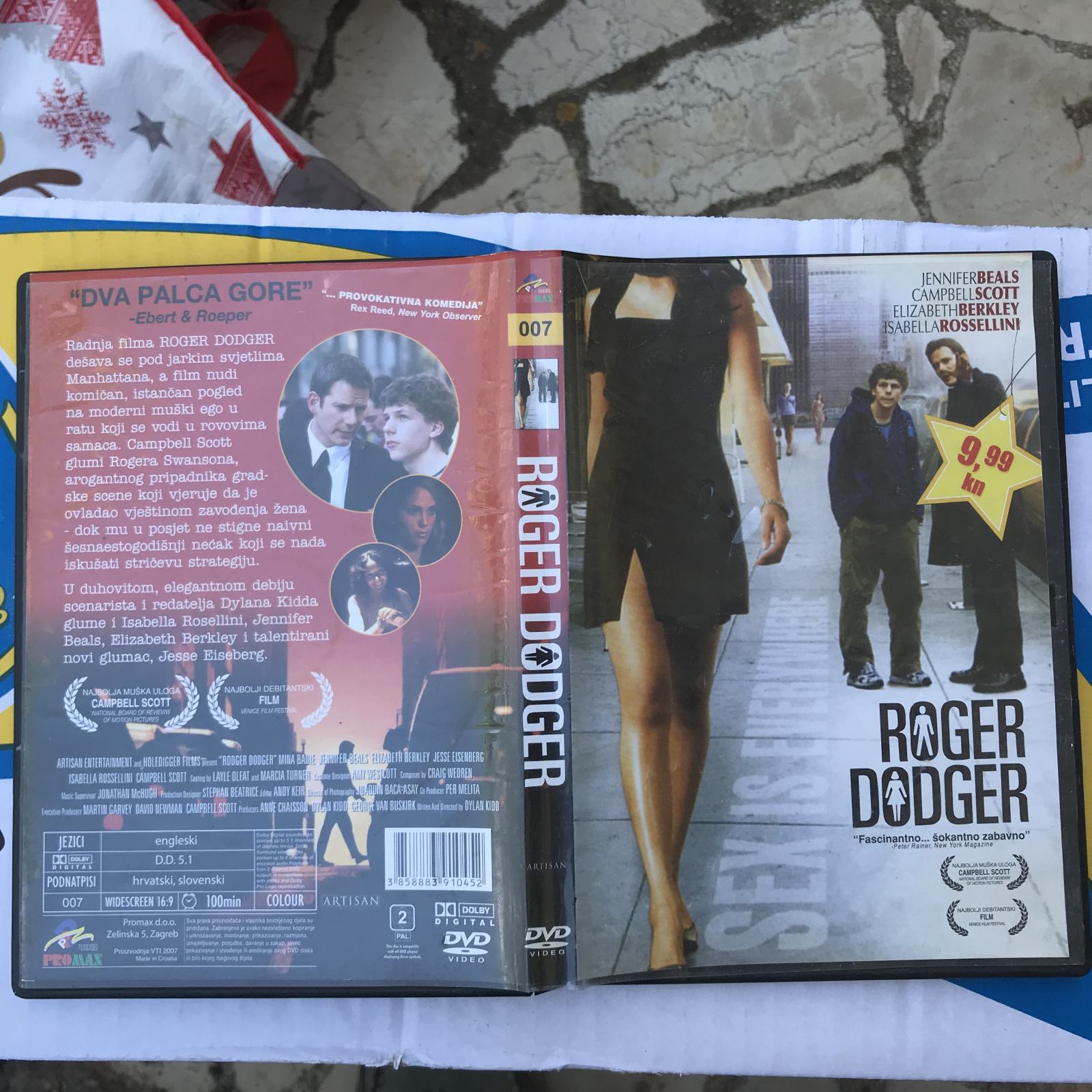 DVD Roger Dodger (2002.) Isabella Rossellini +C.Scott / komedija drama
