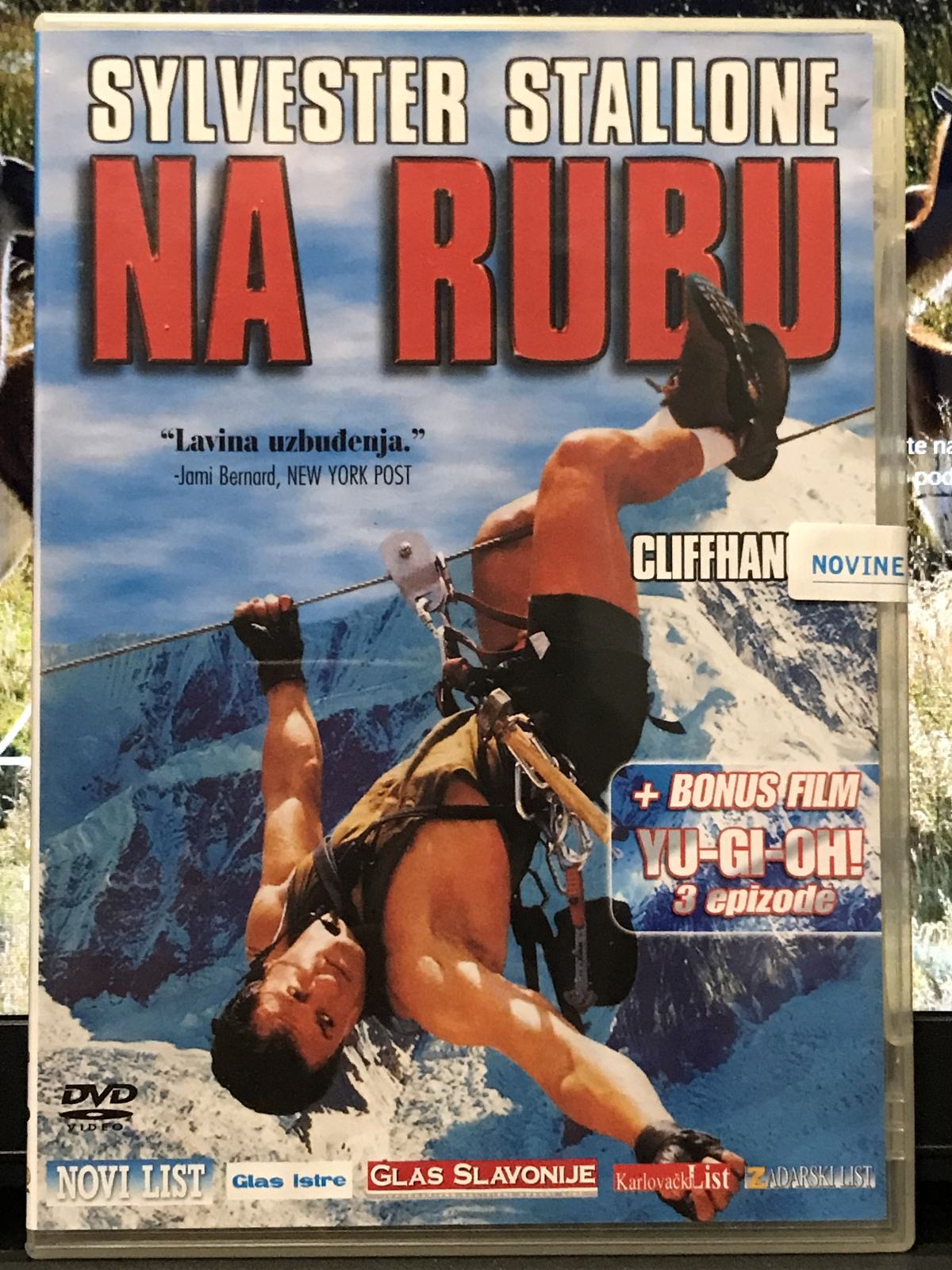 DVD s2filma Cliffhang = Na rubu = Alpinist (Stallone) YU-GI-OH! S11 13