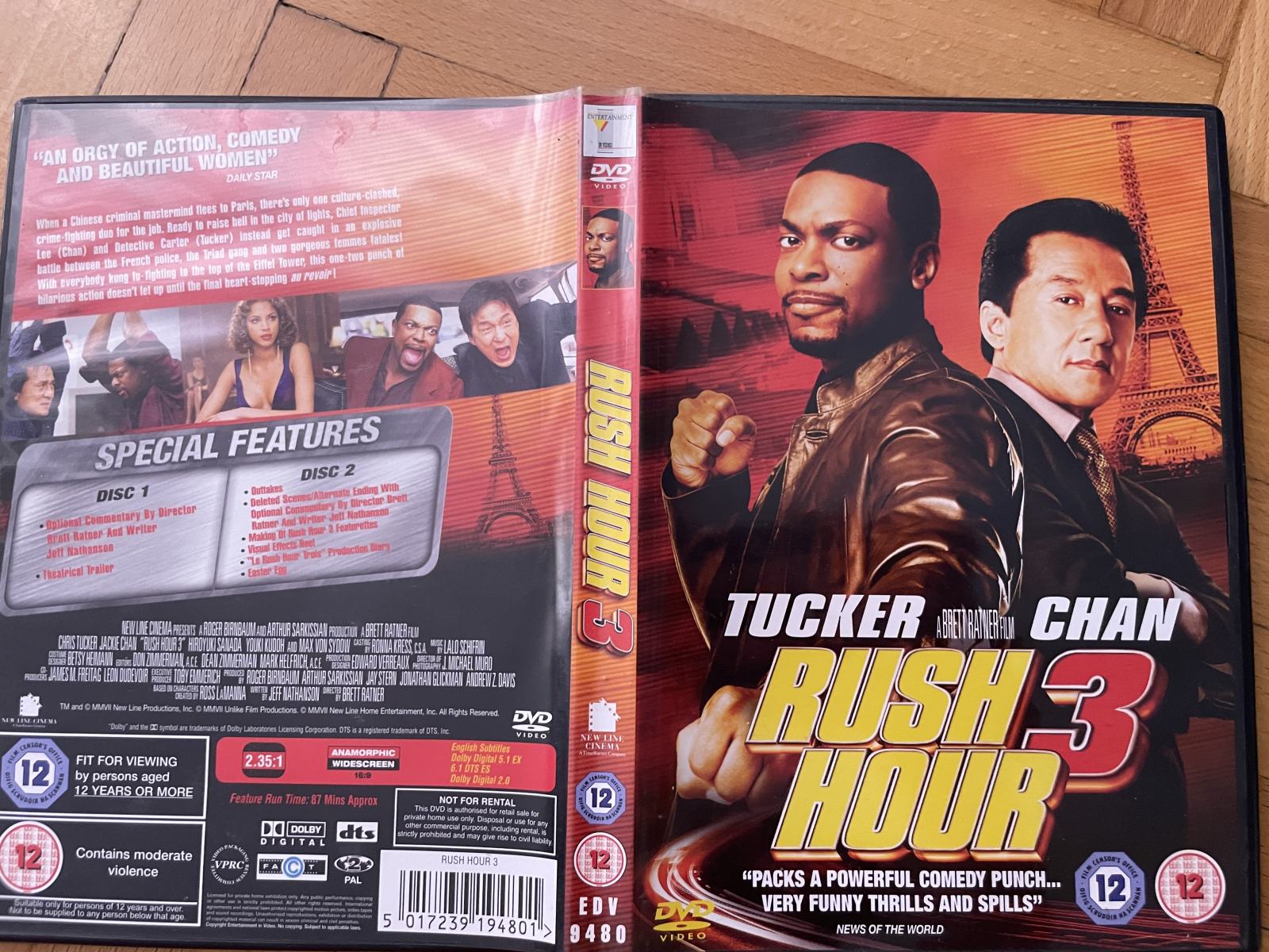 Chris Tucker + Jackie Chan DVD Rush Hour 3 (2007.) nema HR titlova