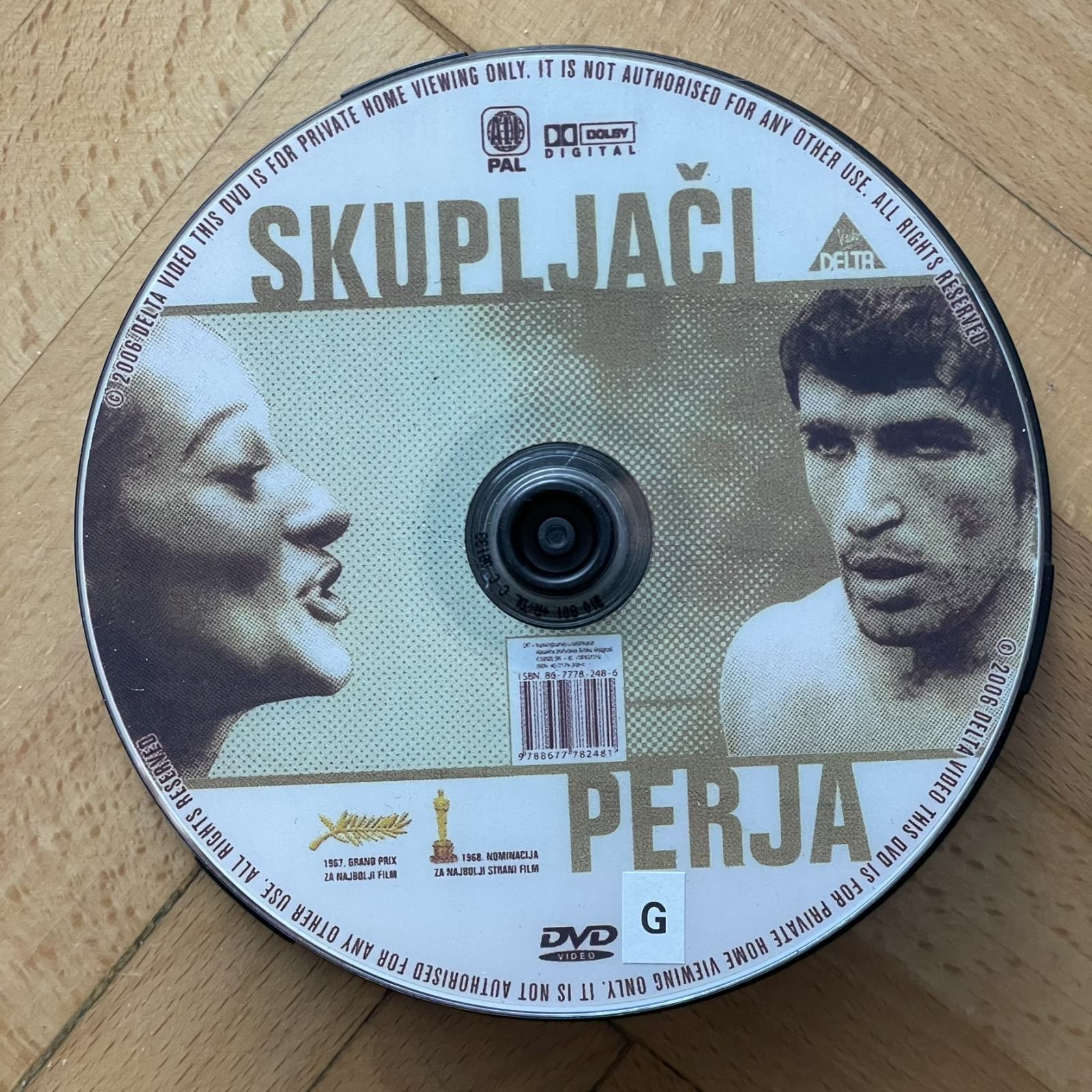 DVD Skupljači perja (1967.)1983.kritika proglasila najboljim YU filmom