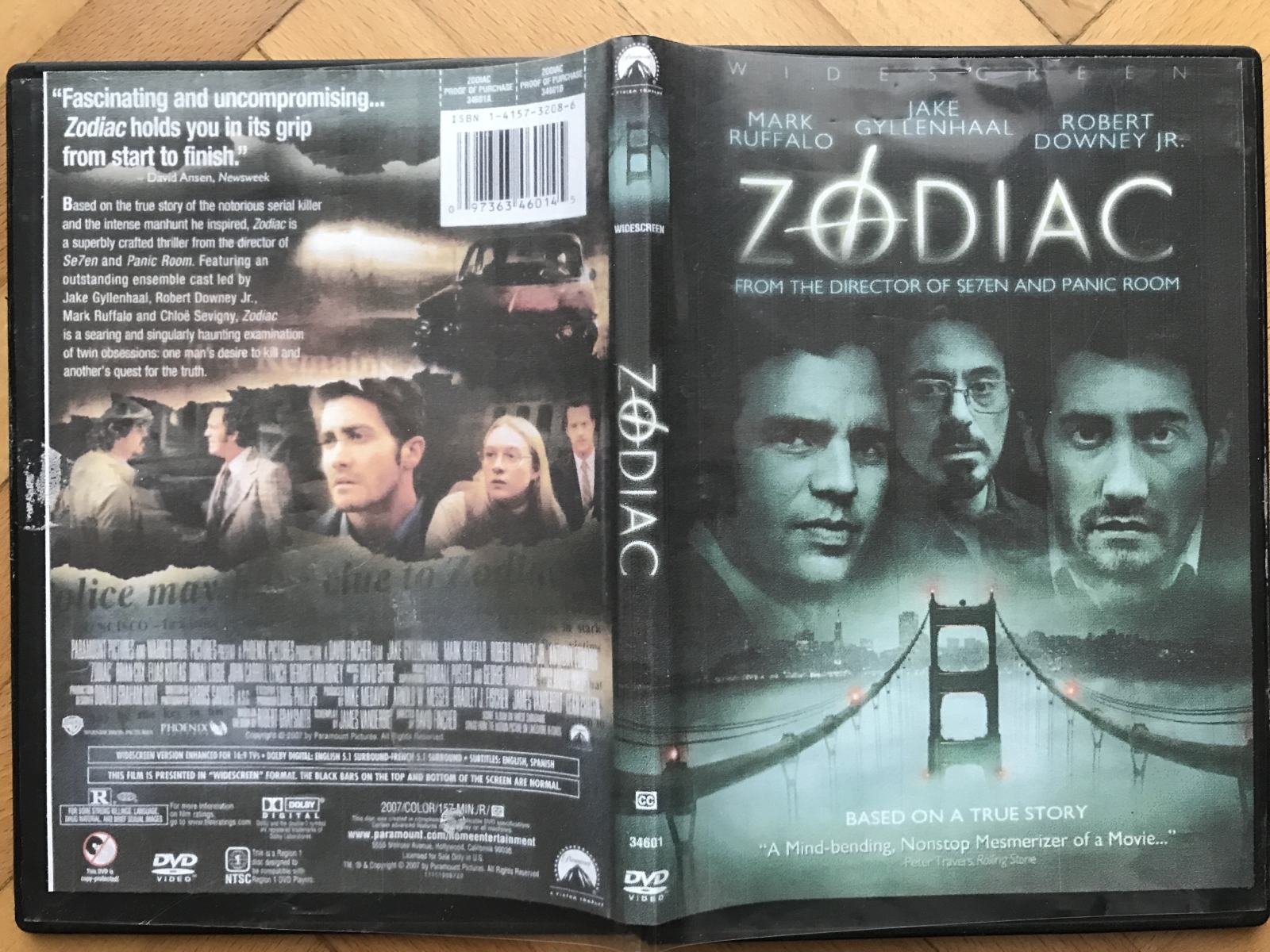 DVD The Zodiac = Zodijak +spec.dodaci