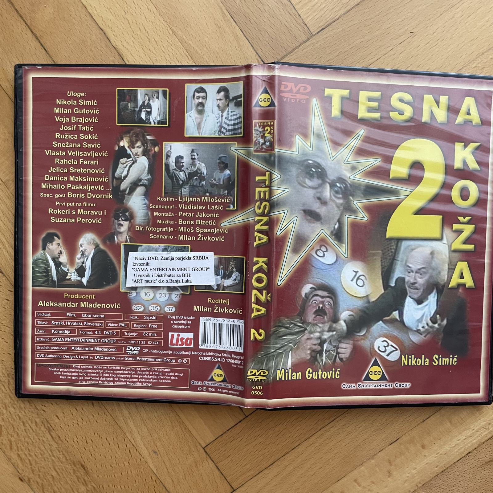 DVD Tijesna koža 2 = Tesna koža 2 (1987.) Pantić Šojić Rokeri s Moravu