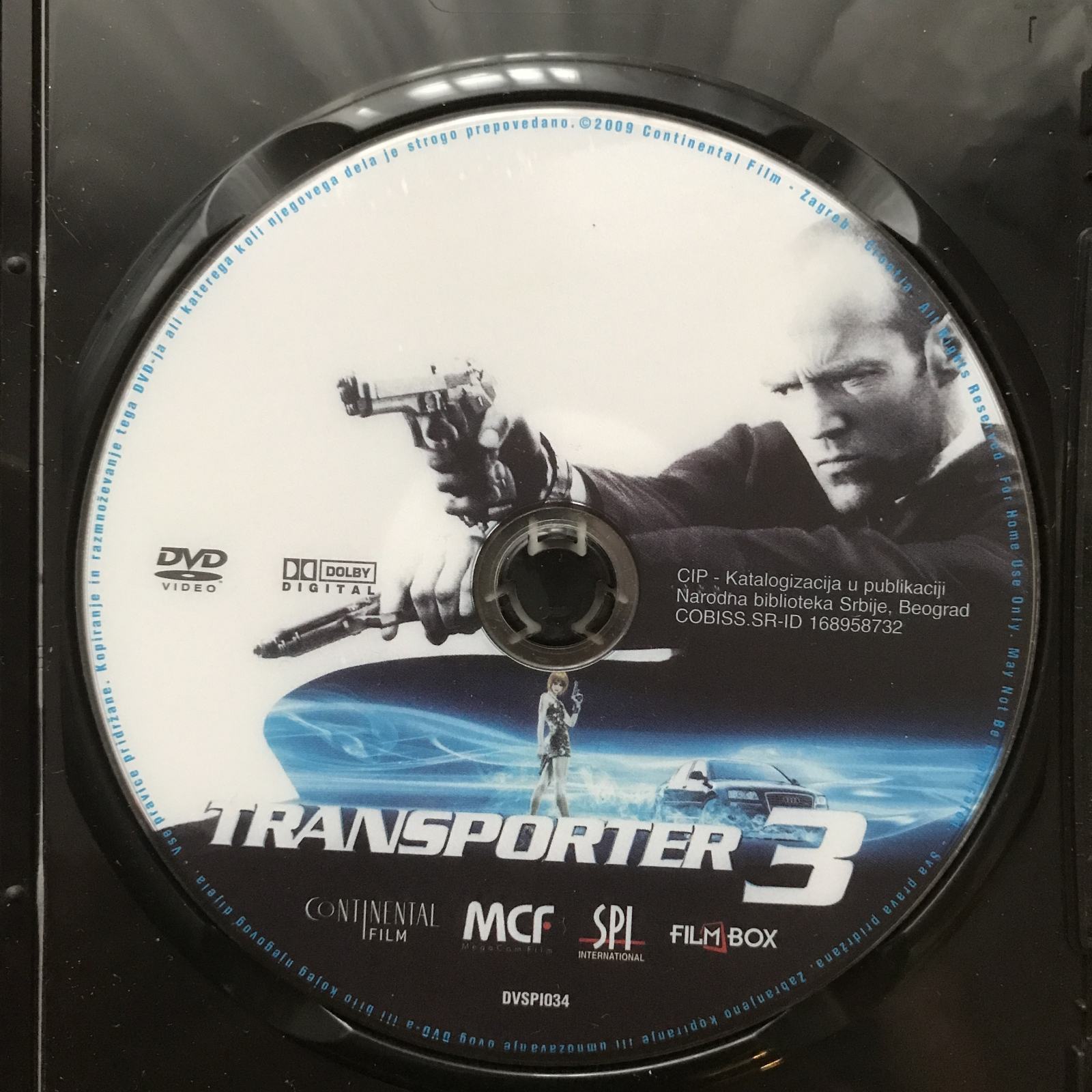 DVD Transporter 3 (2009.) Jason Statham
