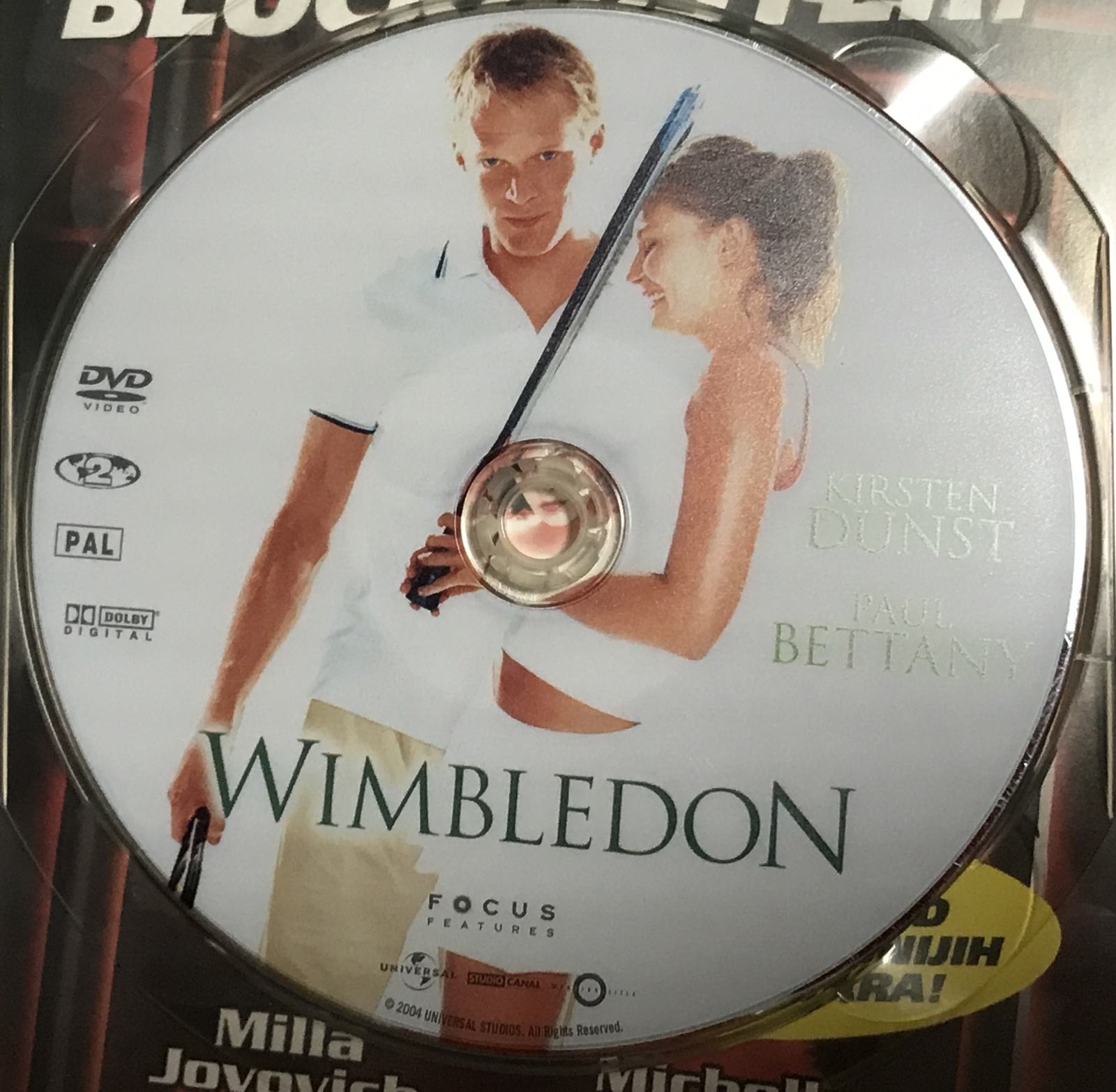 DVD | film: Wimbledon (2004.) / žanr: komedija romantika sport