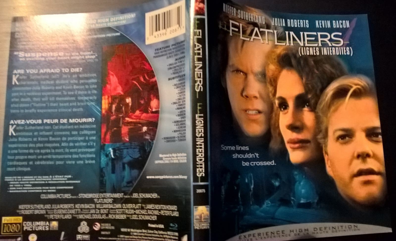Flatliners blu ray