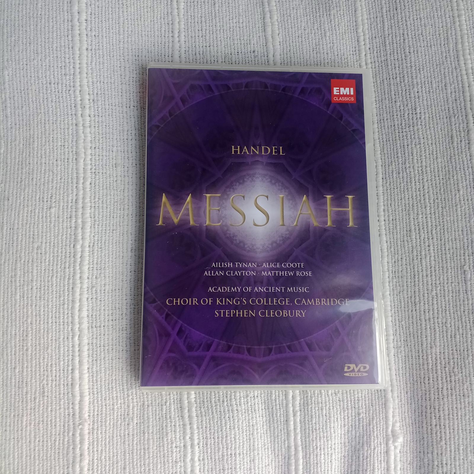 HANDEL : MESSIAH DVD - CHOIR OF KINGS COLLEGE CAMBRIDGE
