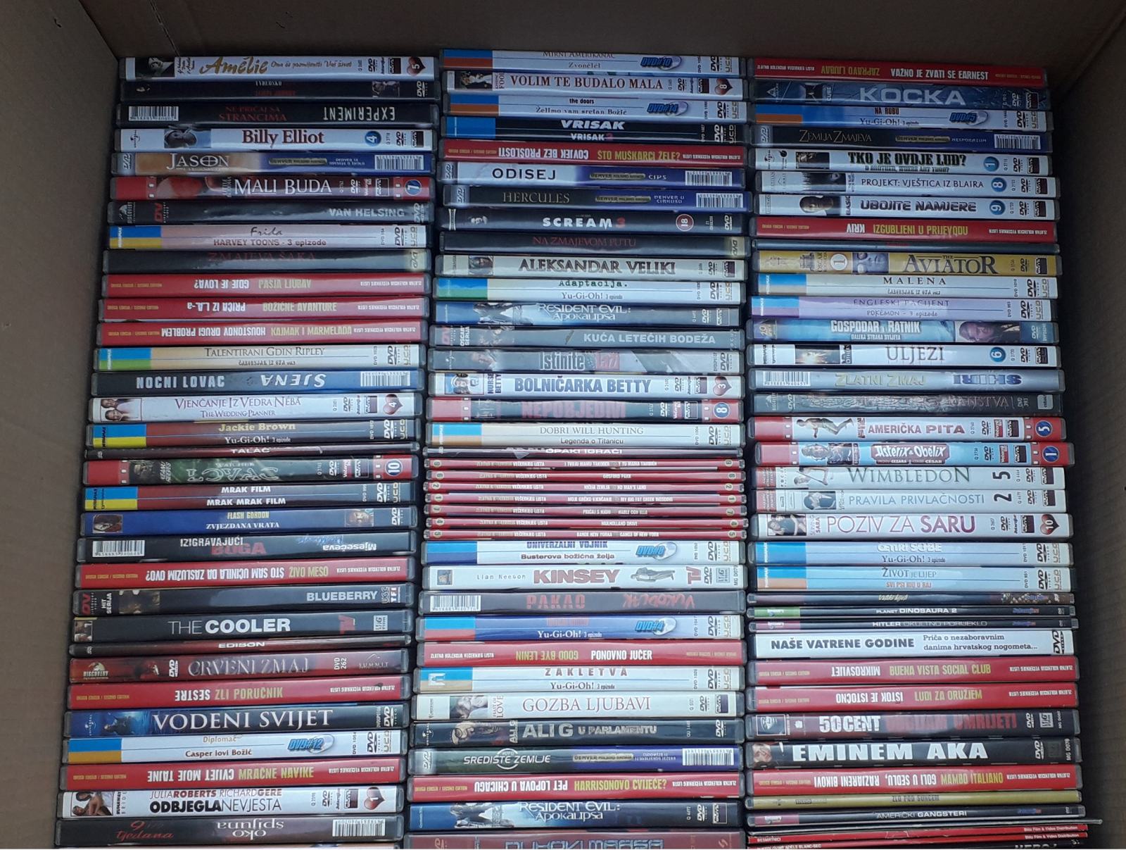 Kolekcija originalnih DVD-a, preko 100 naslova