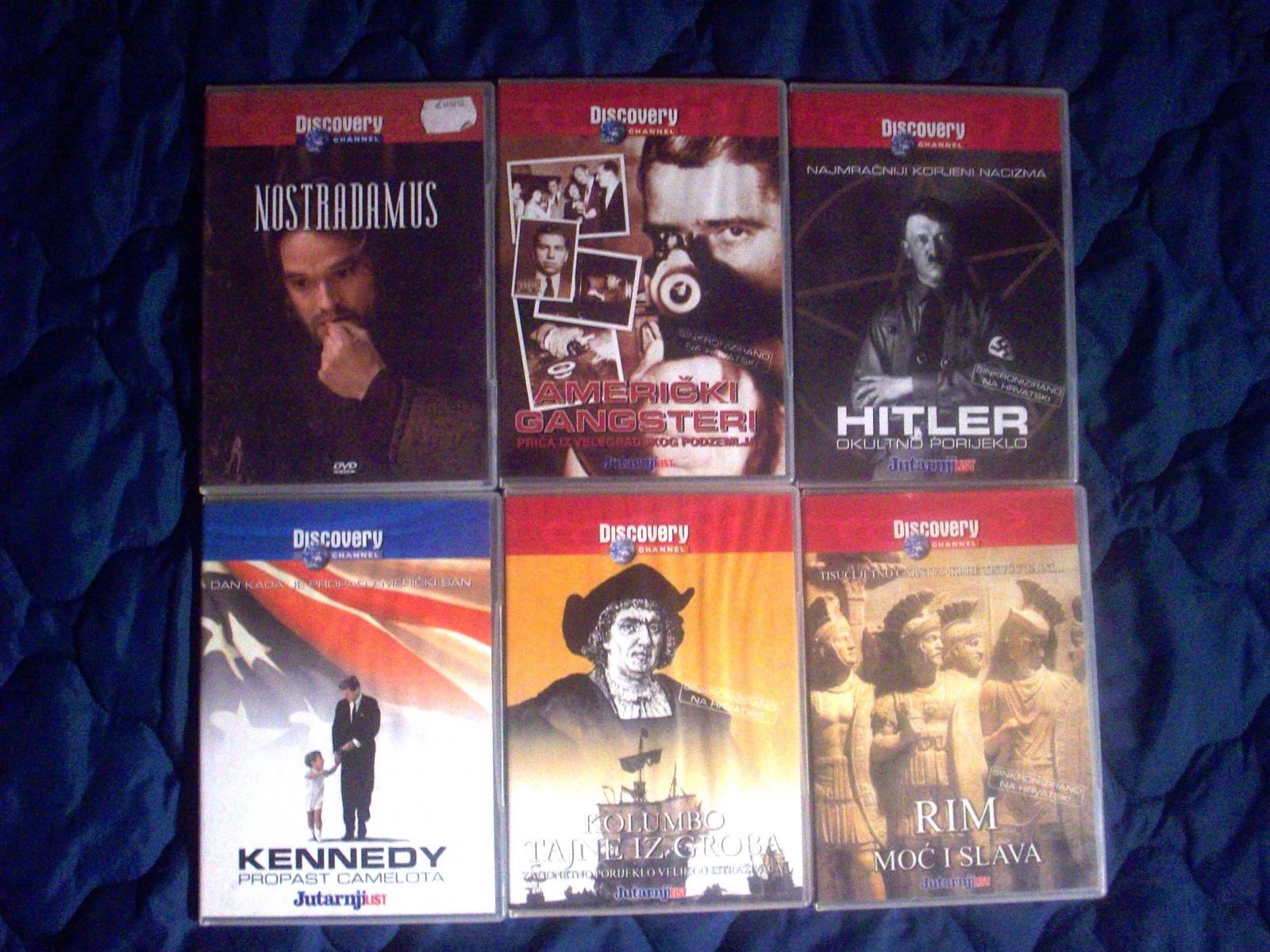 KOMPLET DISCOVERY CHANNEL - DVD 7 KOM