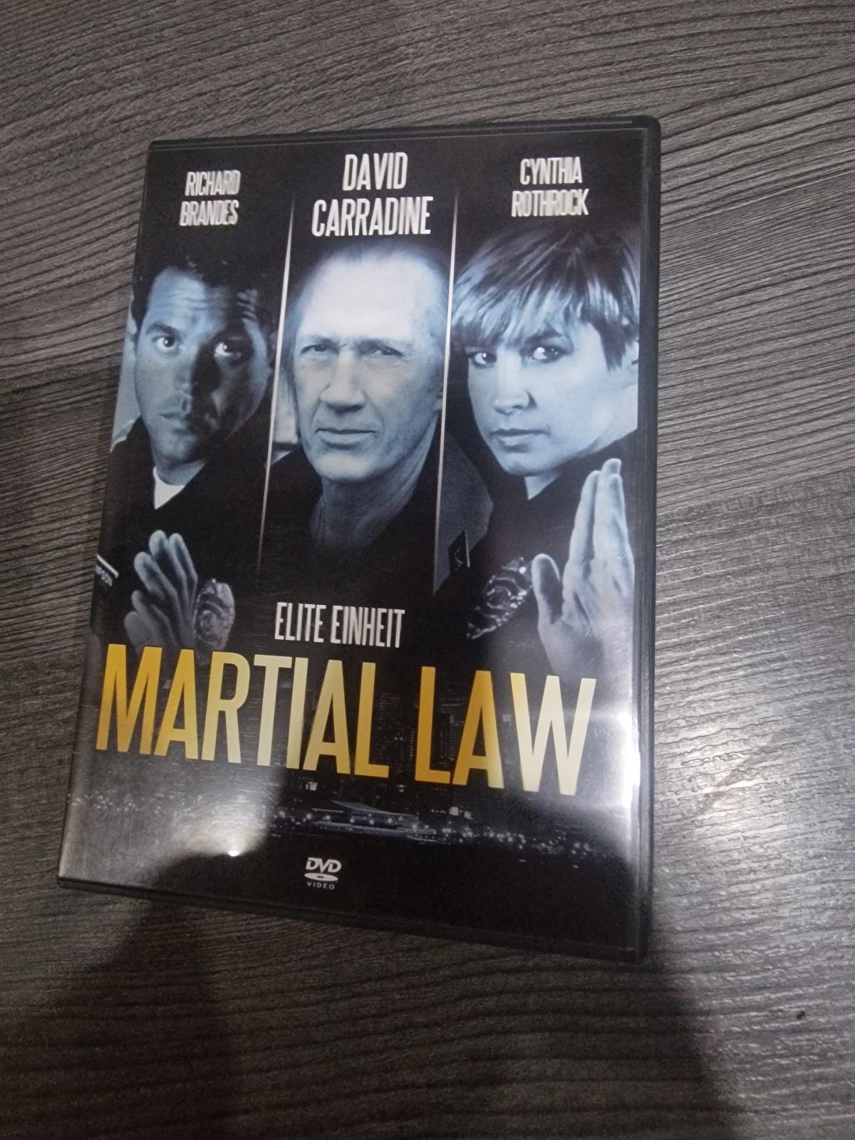 Martial law dvd/Cynthia Rothrock